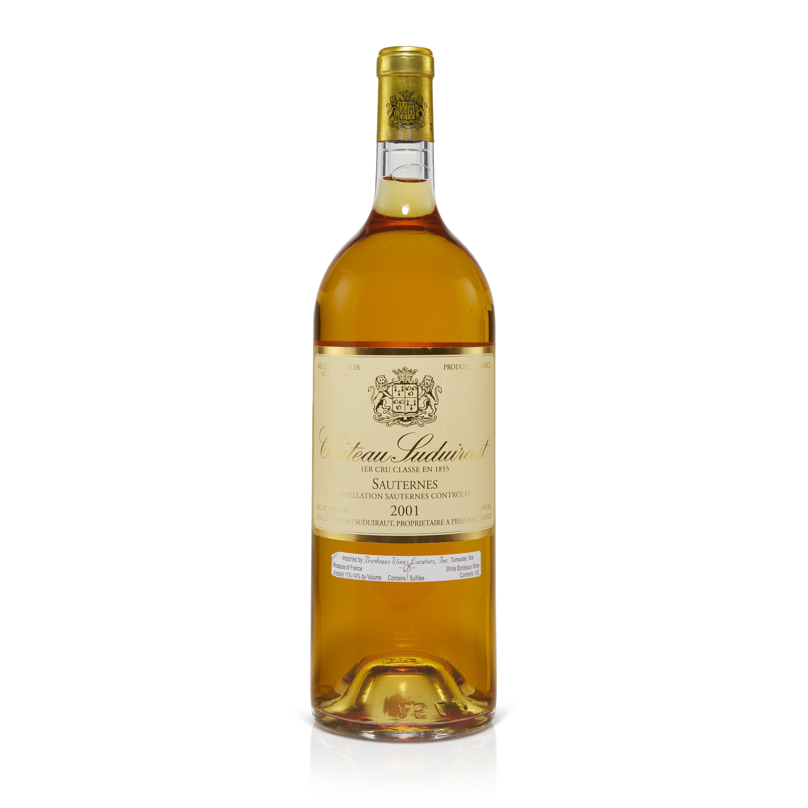 Château Suduiraut 2001, Preignac (Sauternes), 1er cru classé | Christie’s