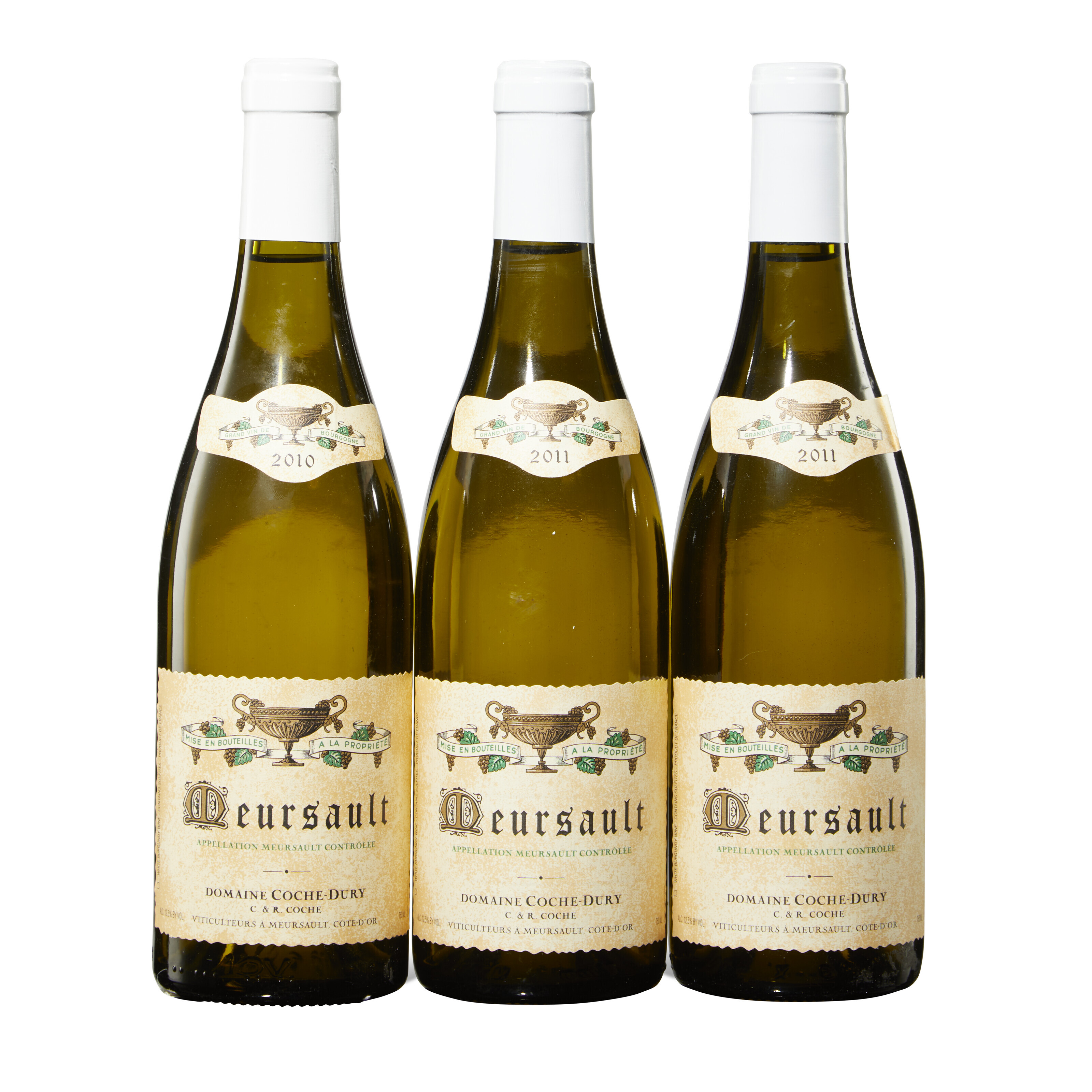 Domaine Coche-Dury, Meursault 2010 & 2011, Côte de Beaune2010 (1)2011 ...