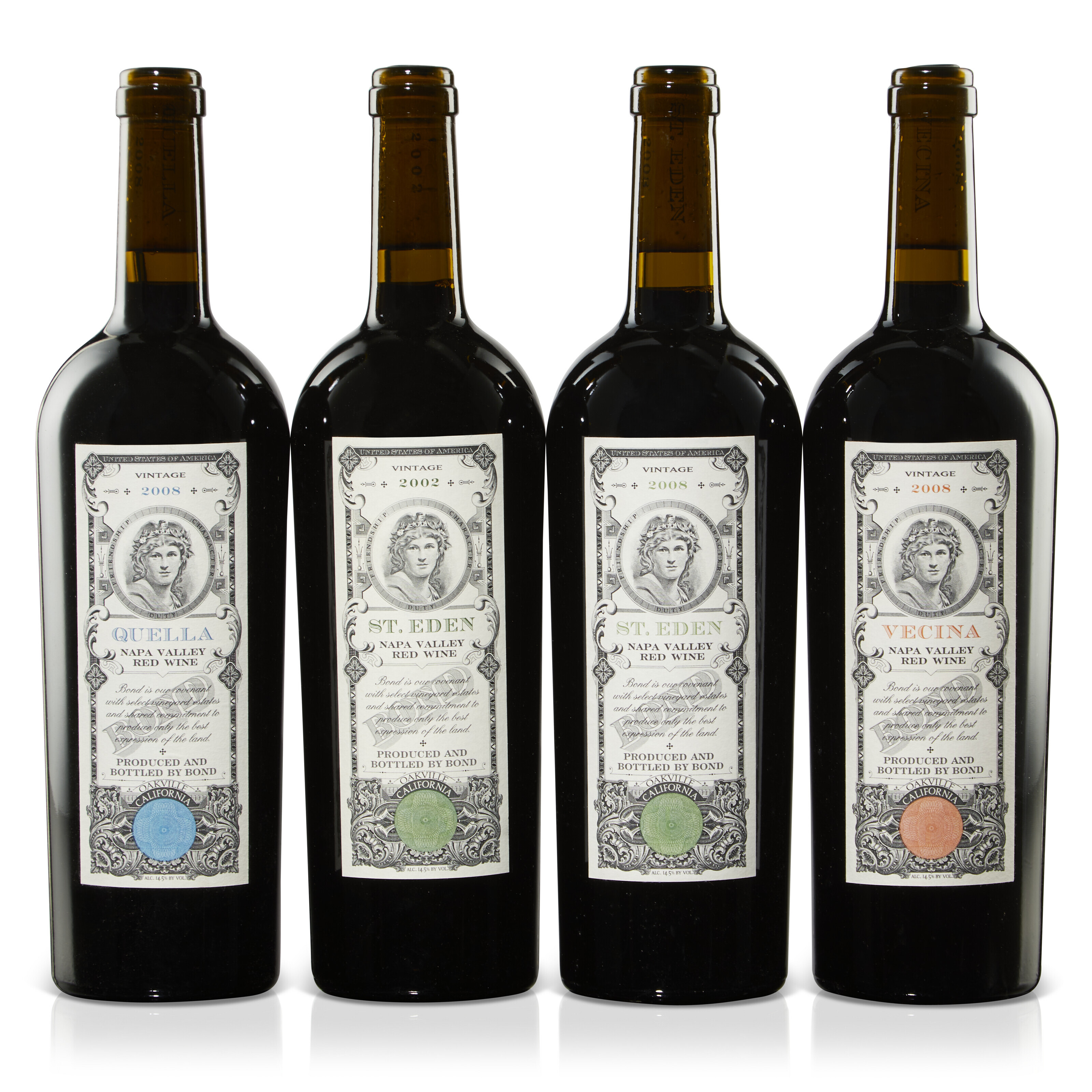 Bond Winery Assortment 2002 & 2008, Bond Winery, St Eden2002 (1)2008 (1 ...