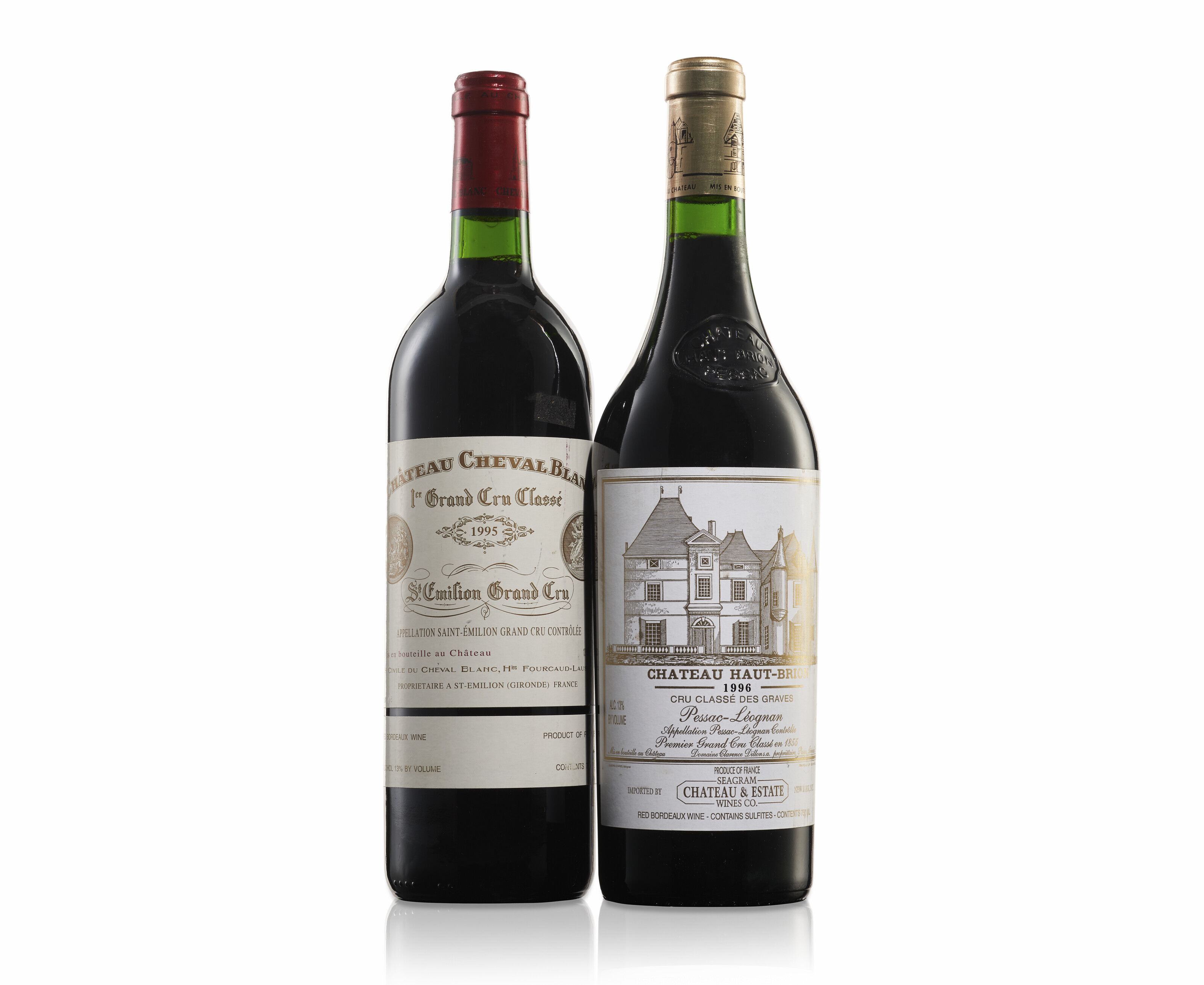 Mixed Red Bordeaux, Château Cheval Blanc 1995Good appearanceLevel base ...