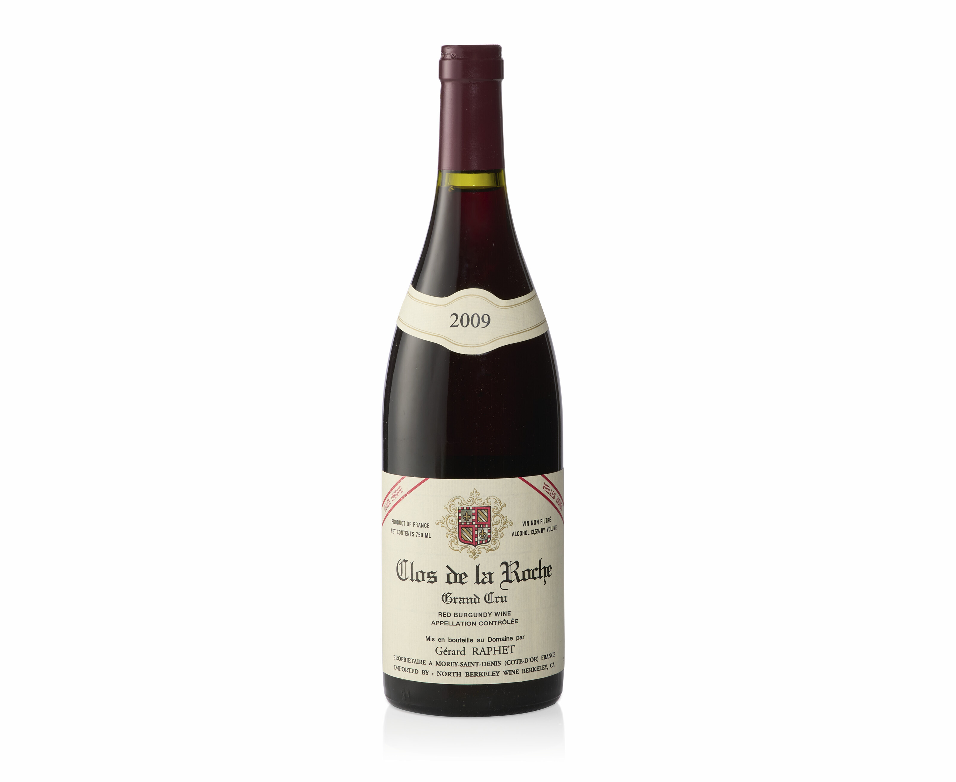 Gérard Raphet, Clos de la Roche, Cuveé Unique Vieilles Vignes 2009 ...