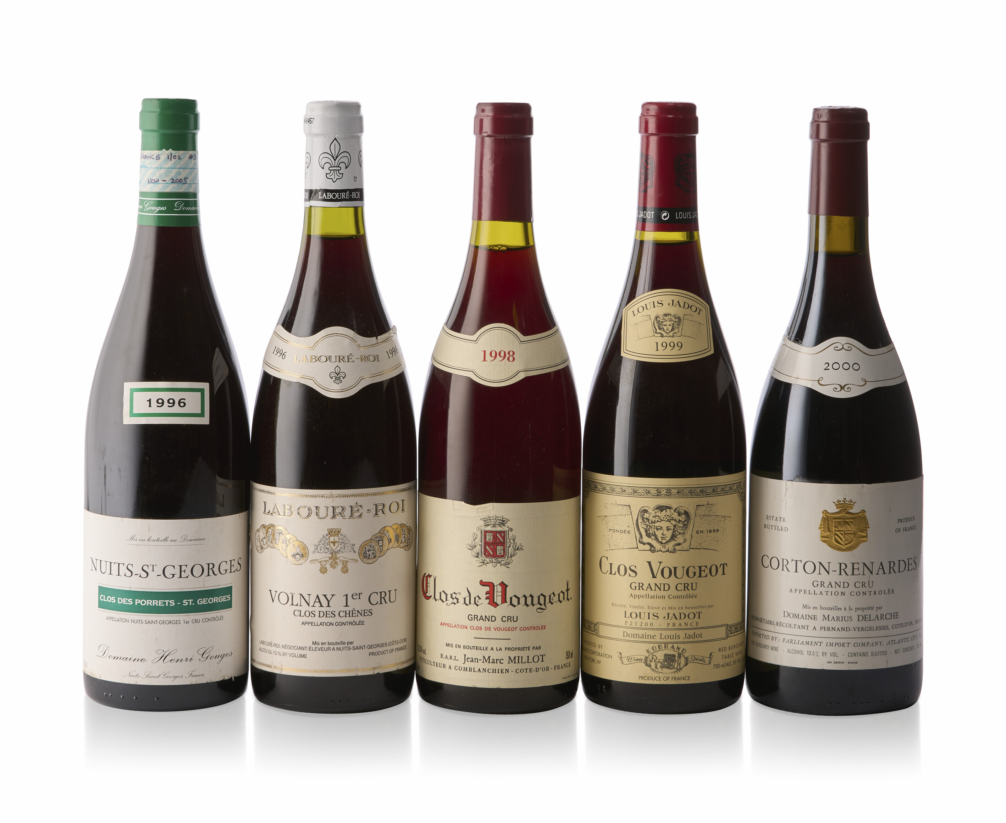 Mixed Red Burgundy, Domaine Henri Gouges, Nuits-Saint-Georges, Clos des ...