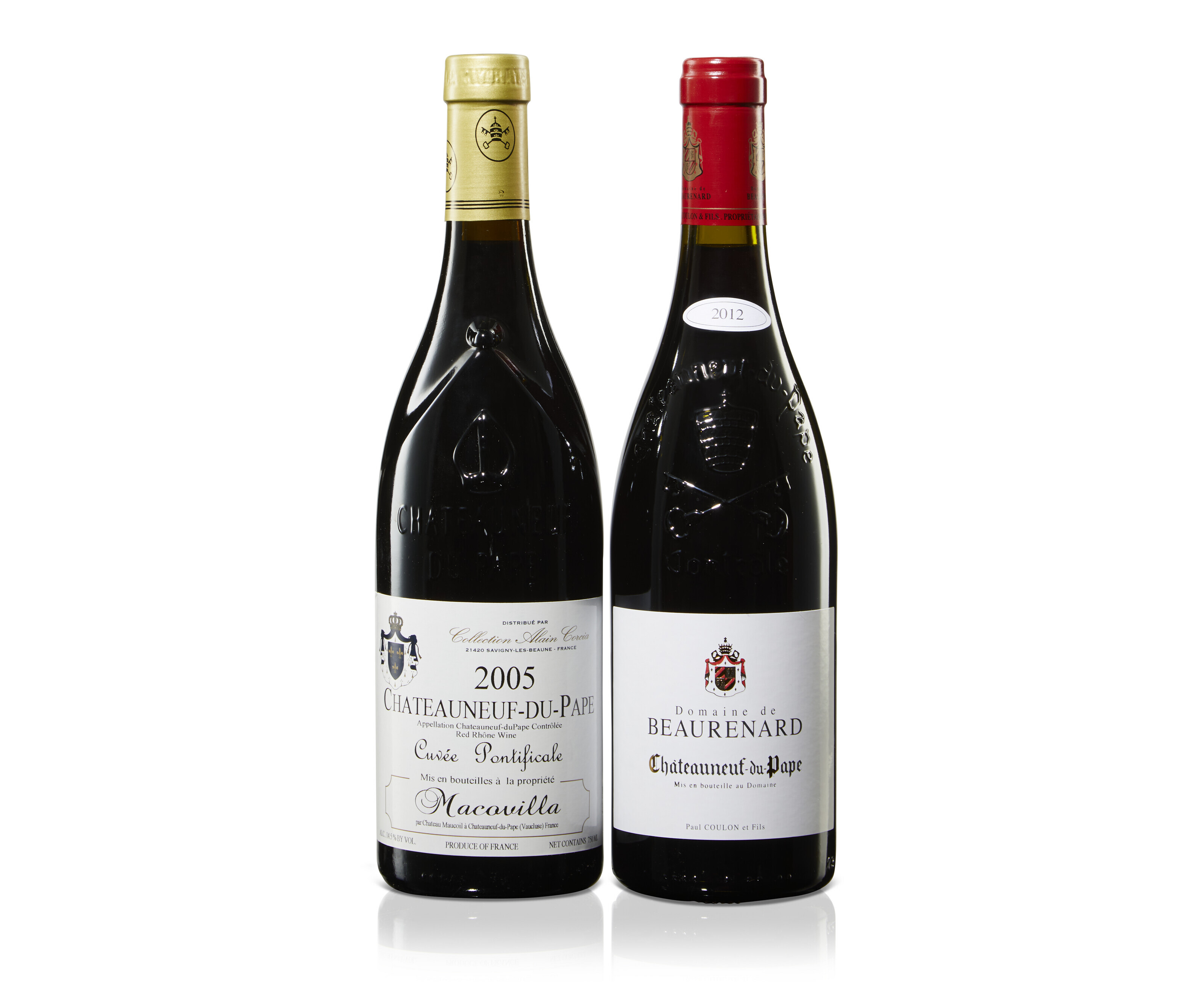 Mixed Châteauneuf-Du-Pape 2005 & 2012, Alain Corcia Collection ...