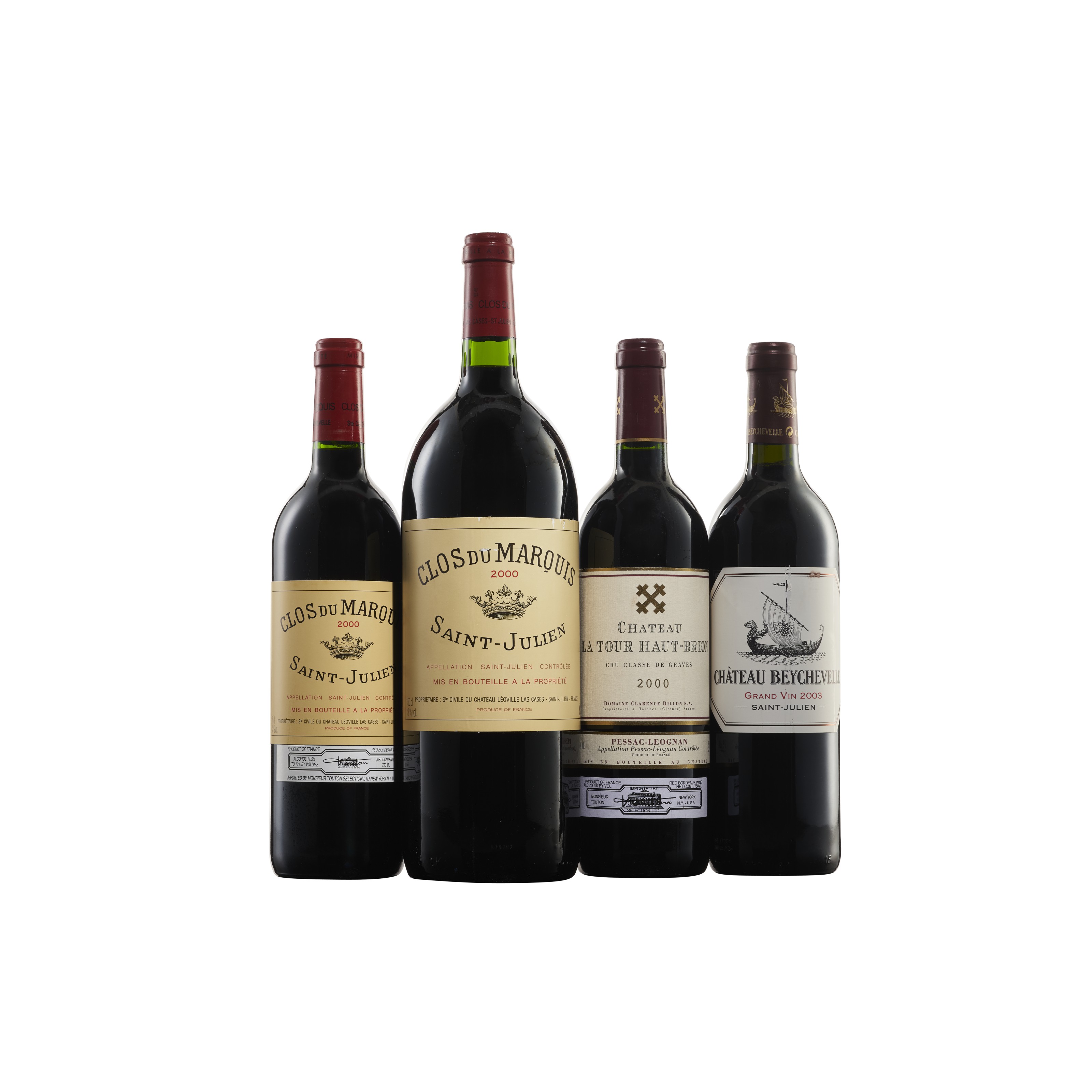 Mixed Red Bordeaux, Château La Tour Haut-Brion 2000 (6)Clos du ...