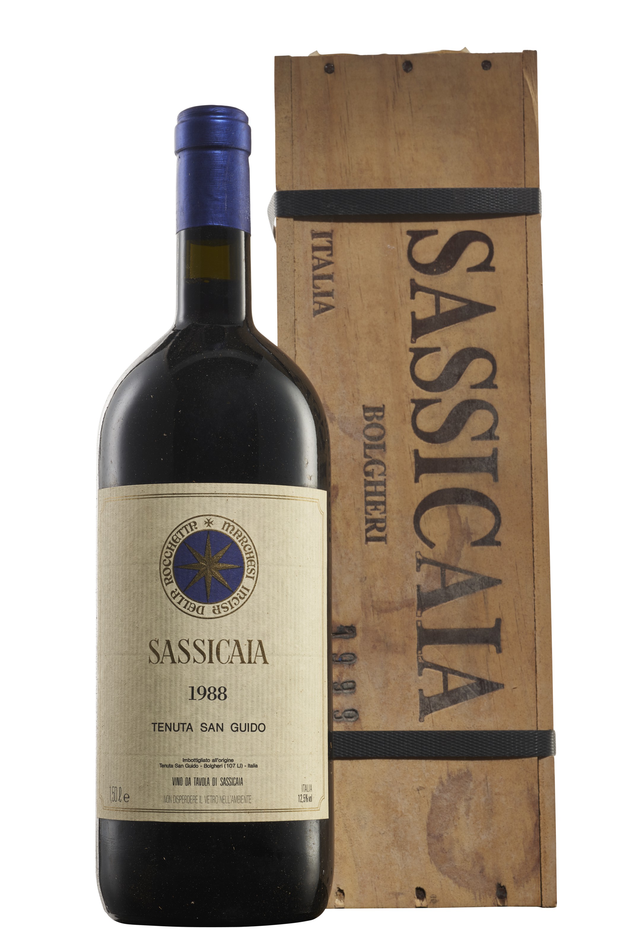 Sassicaia 1988 & 1999, Sassicaia1988Good appearanceLevel into neckIn ...