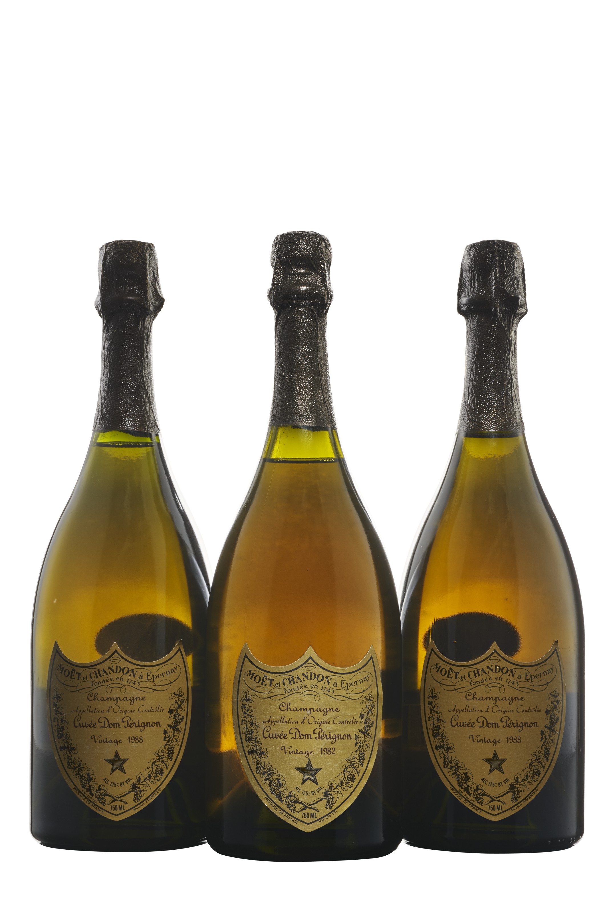 Mixed Dom Pérignon, Dom Pérignon1982slightly bin soiled label, 1.5cm (1 ...