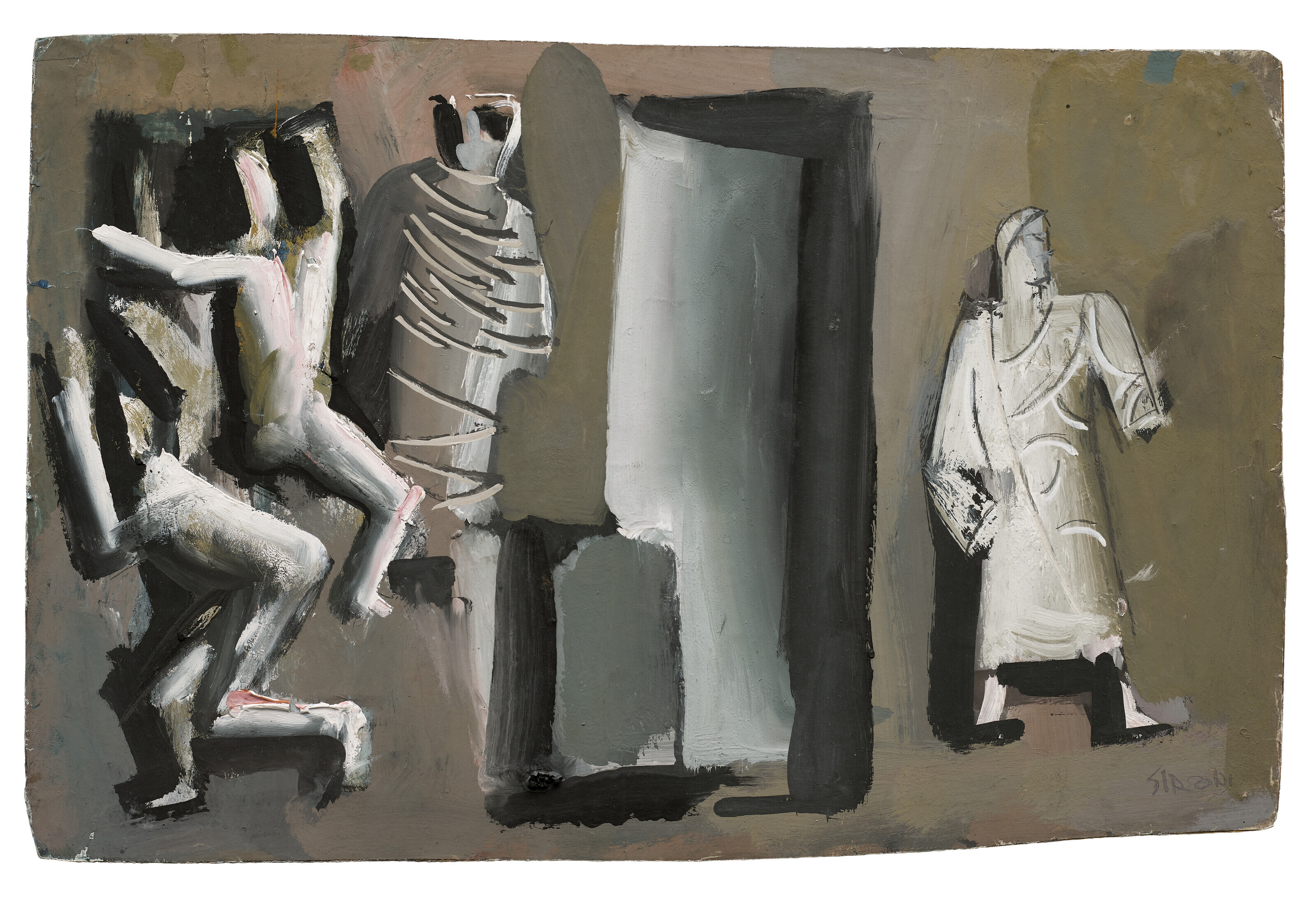 Mario Sironi (1885-1961), Composizione con figure (I profeti) | Christie’s