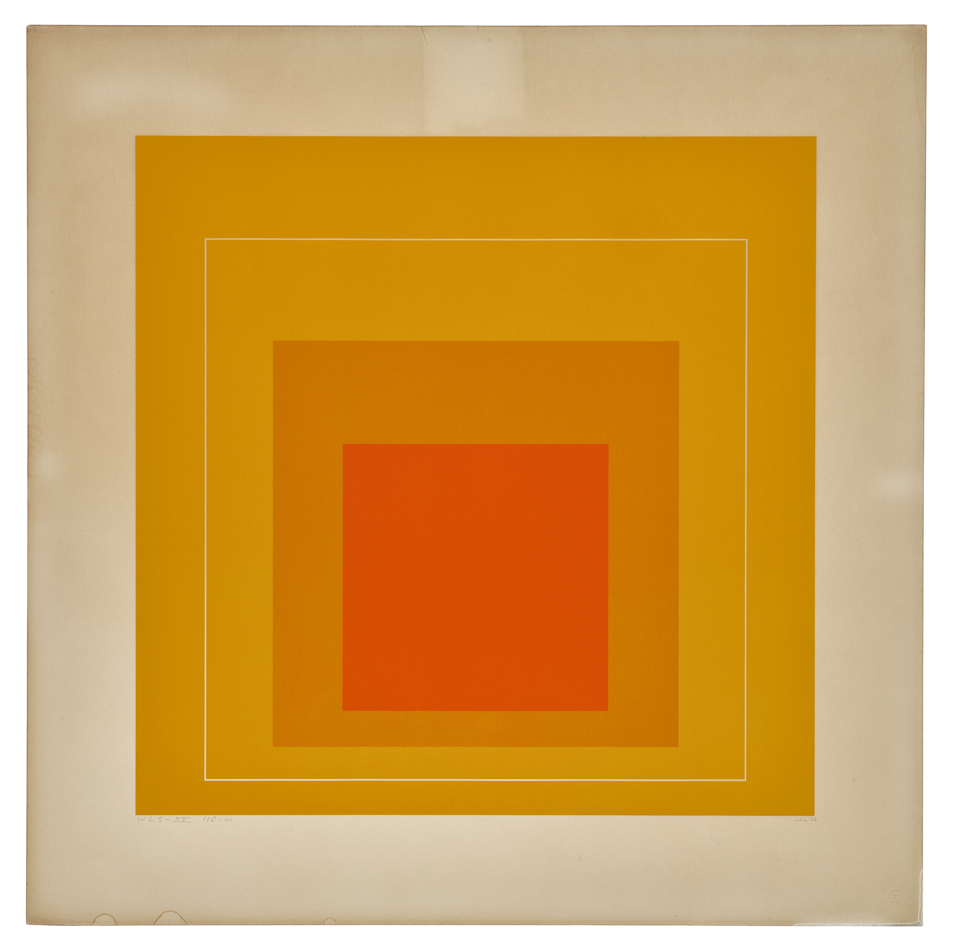 Josef Albers (1888-1976), White Line Square XII, da: White Line Square ...