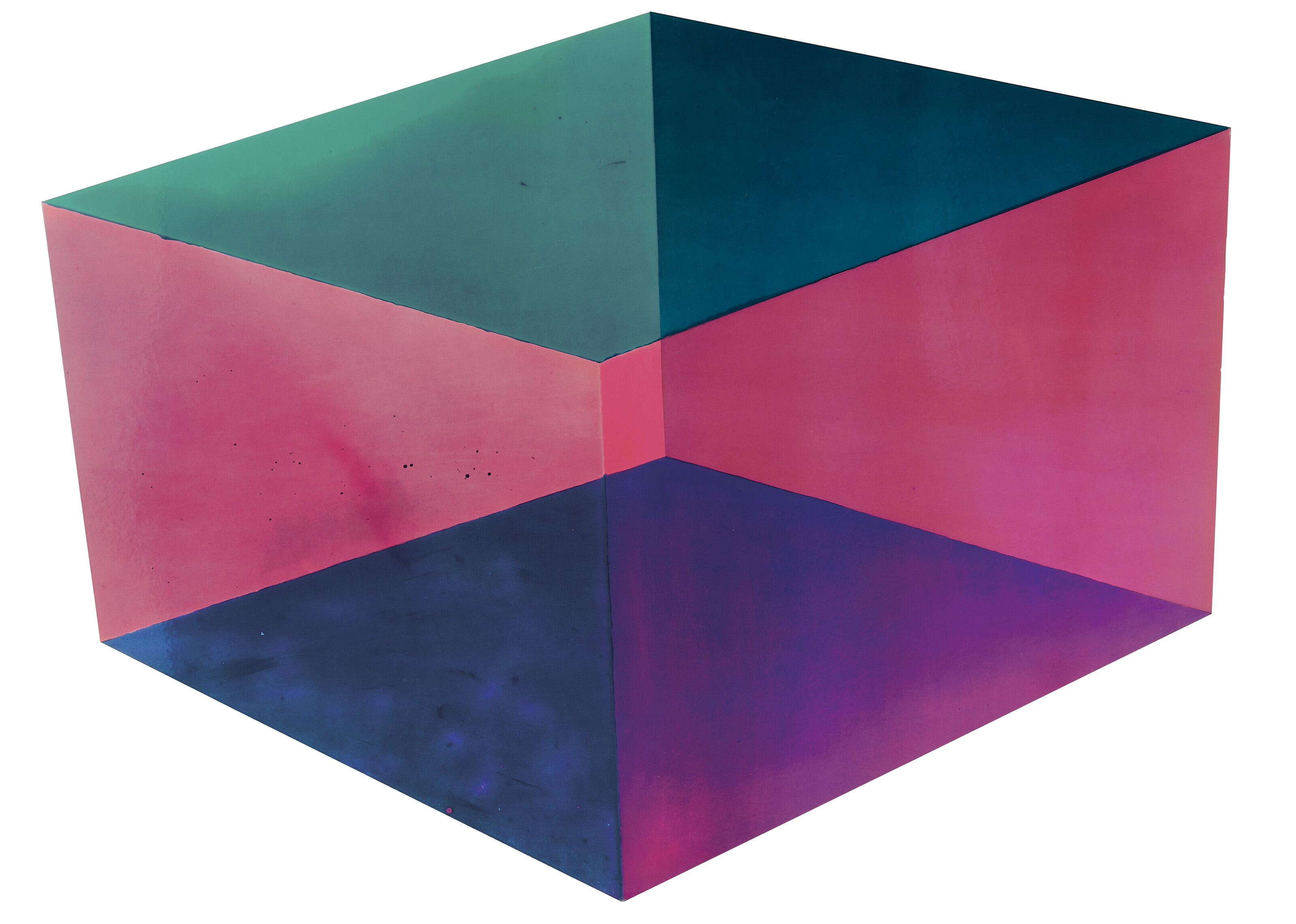 Ronald Davis (N. 1937), Cube II | Christie’s