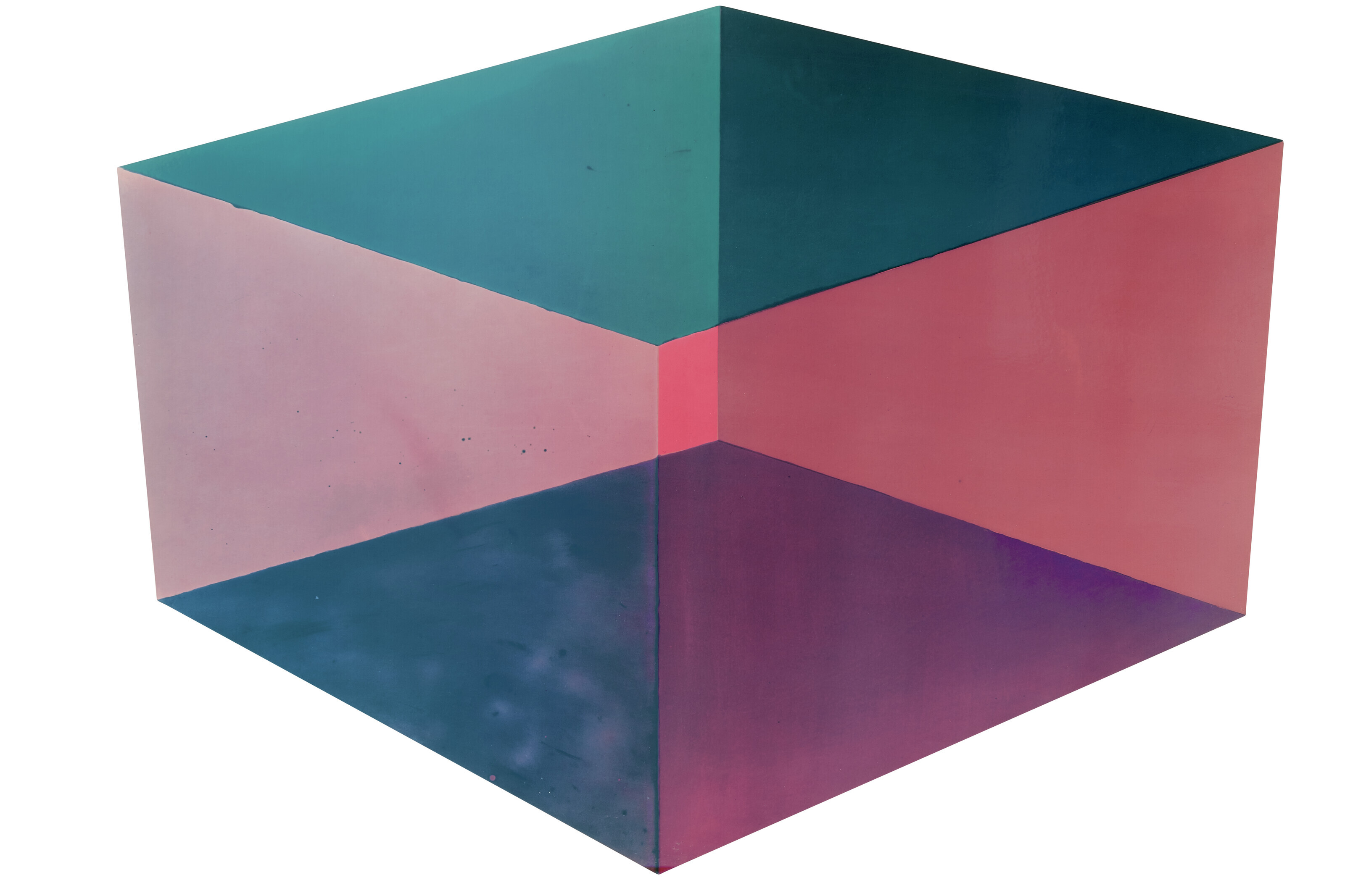 Ronald Davis (N. 1937), Cube I | Christie’s
