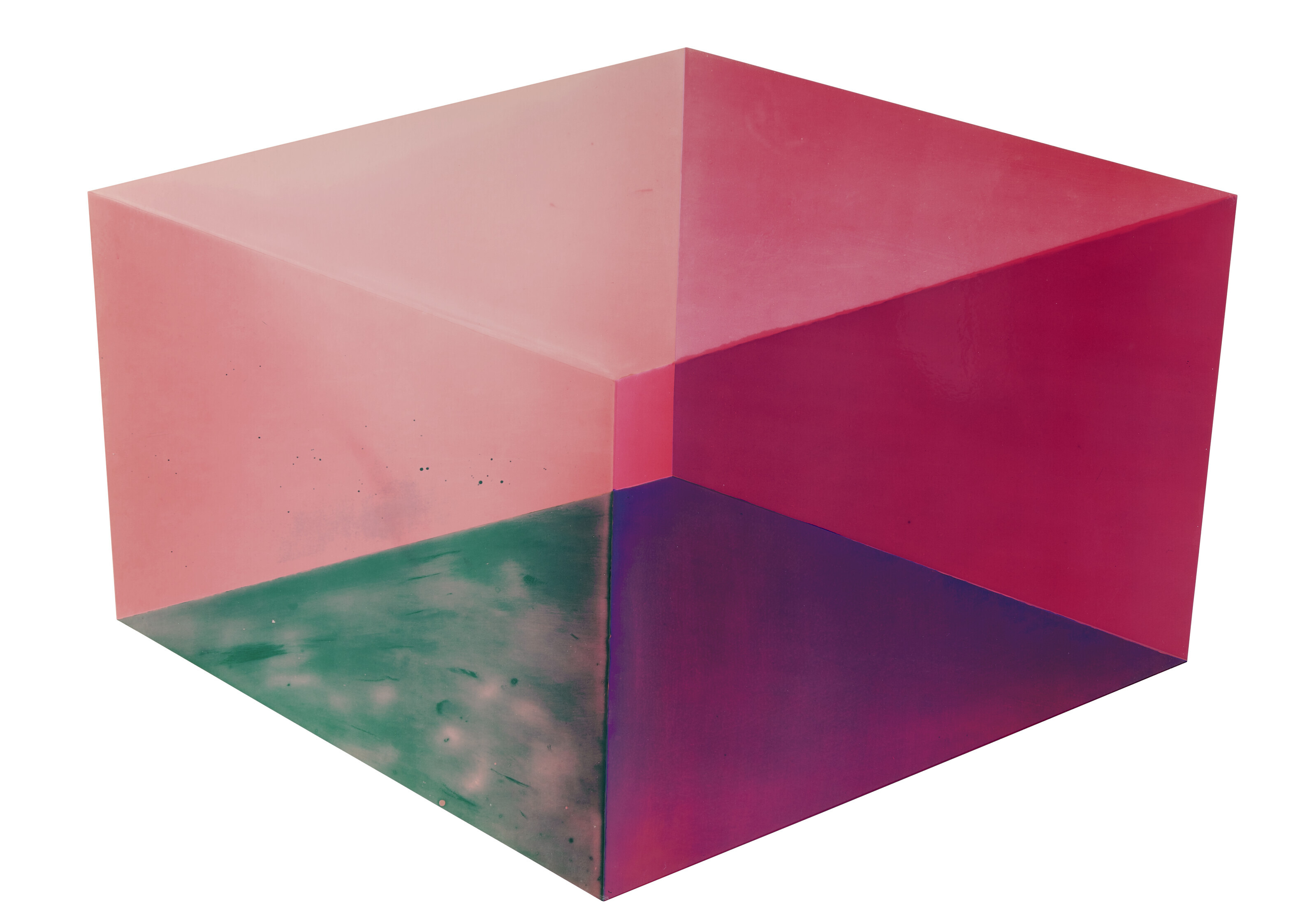 Ronald Davis (N. 1937), Cube III | Christie’s