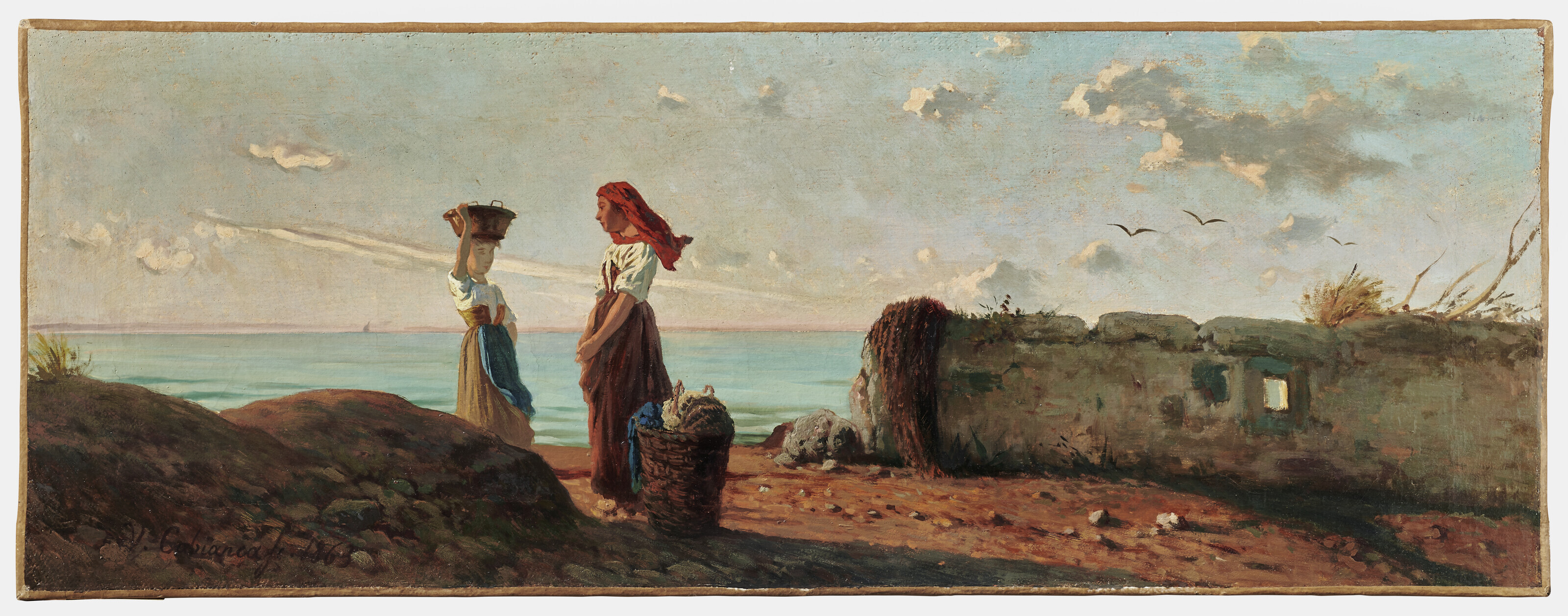 Vincenzo Cabianca (1827-1902), Donne in riva al mare | Christie’s