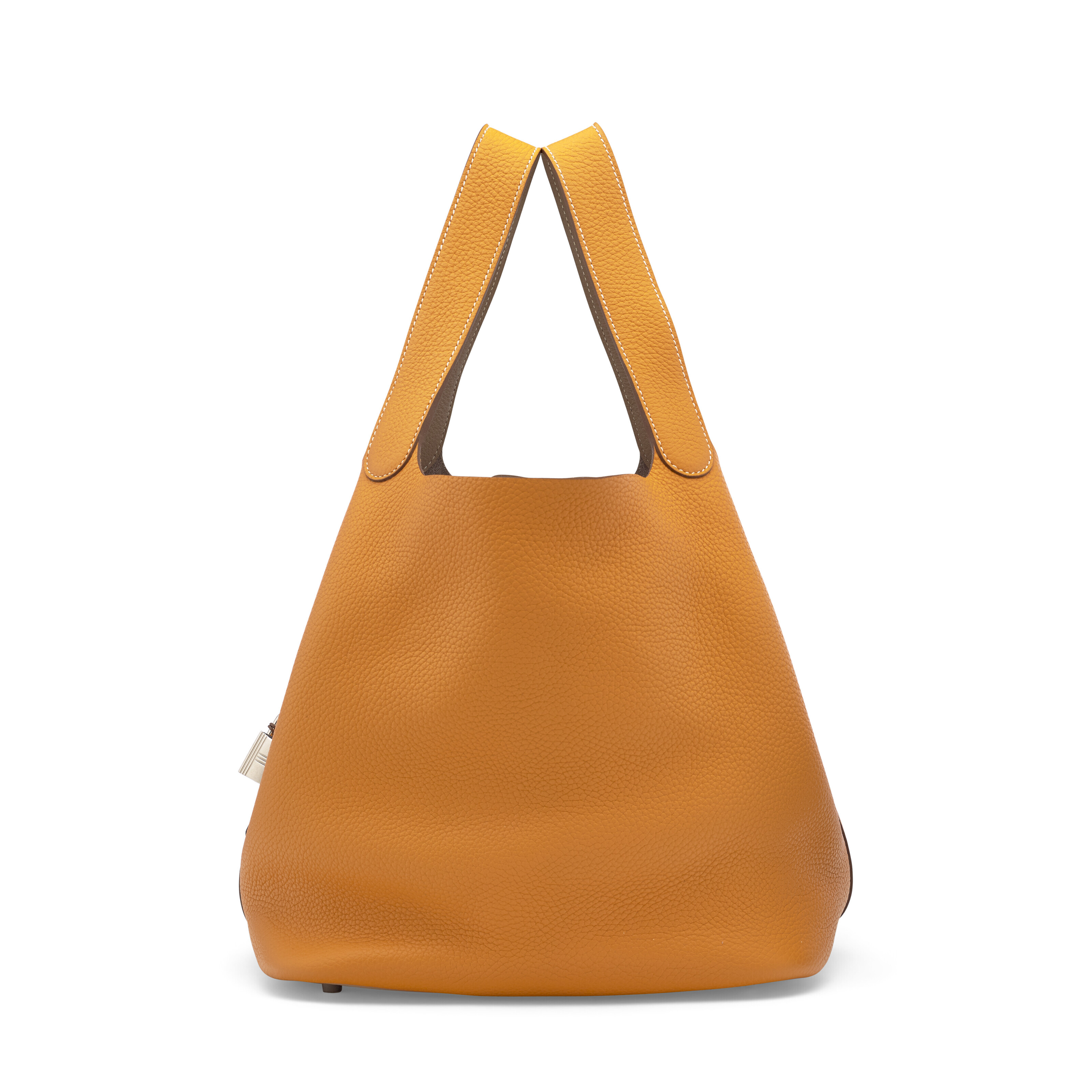 A MOUTARDE & GRIS TOURTERELLE PICOTIN LOCK 26 WITH PALLADIUM HARDWARE ...