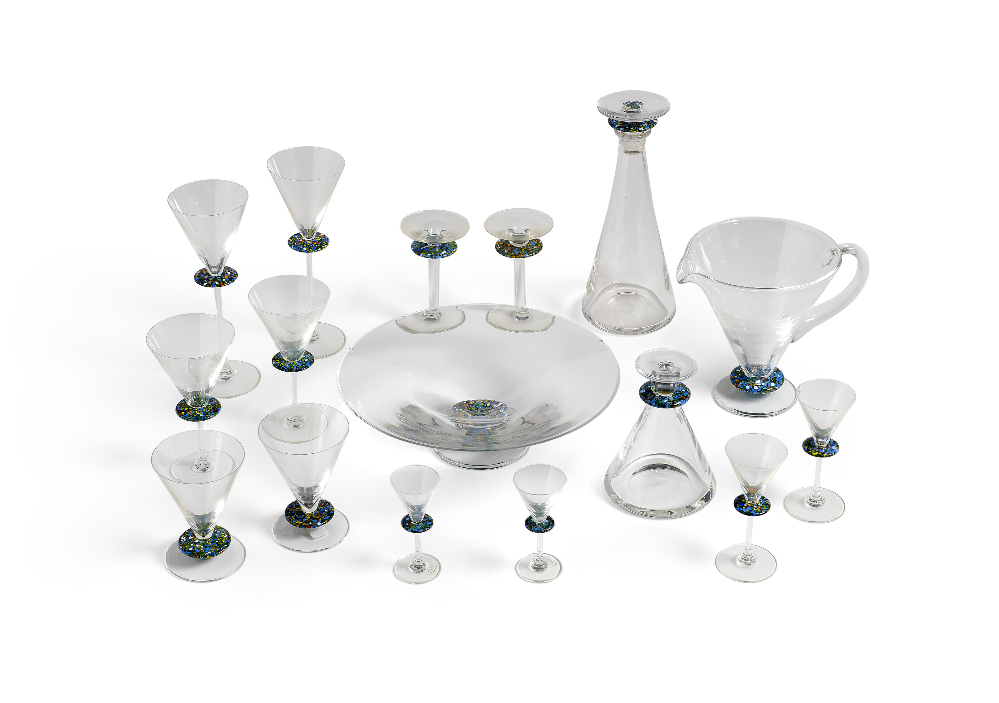 A SET OF EIGHTY FIVE CRYSTAL GLASSES & GLASSWARE, HERMÈS | Christie’s