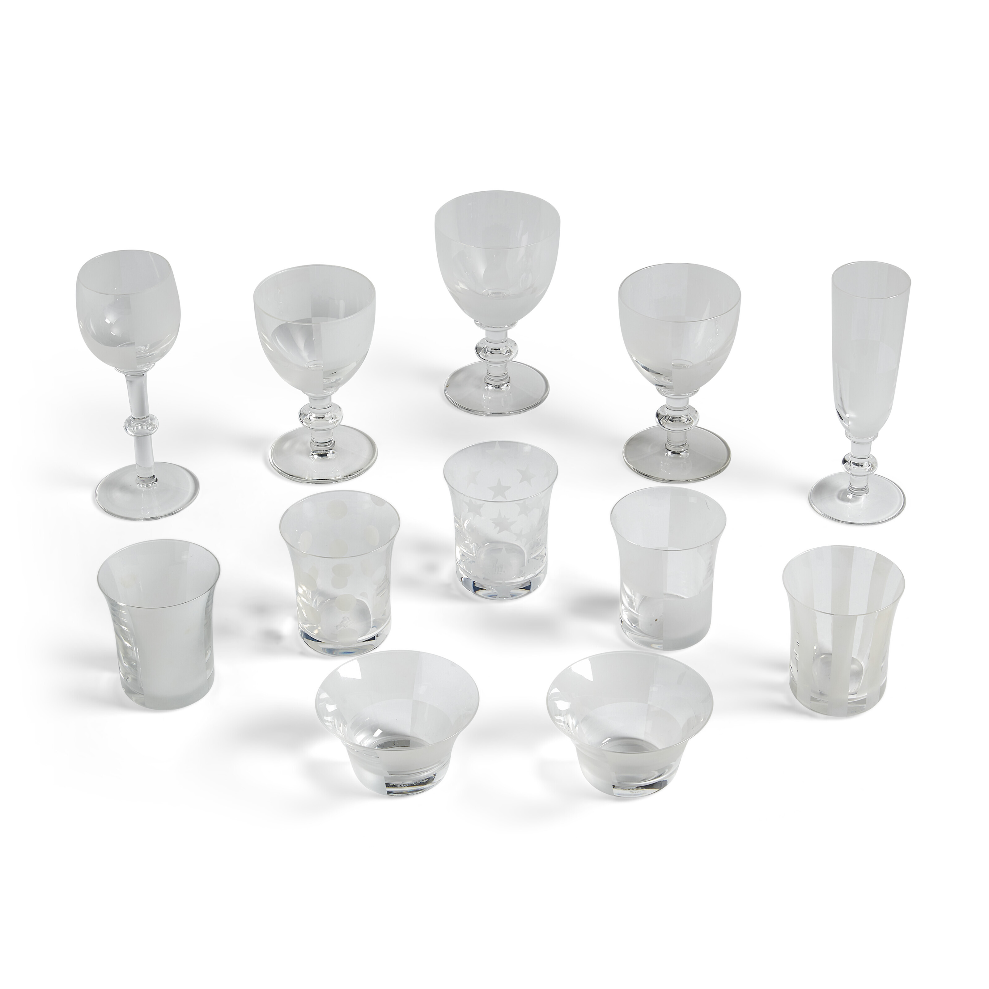 A SET OF FOURTY SEVEN DRINKING GLASSES, HERMÈS | Christie’s