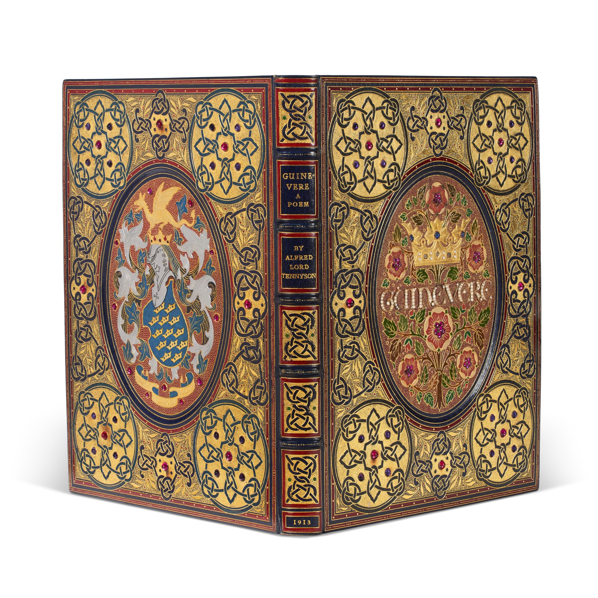 Guinevere by Alfred Lord Tennyson, Alberto Sangorski for Riviere, 1913 ...