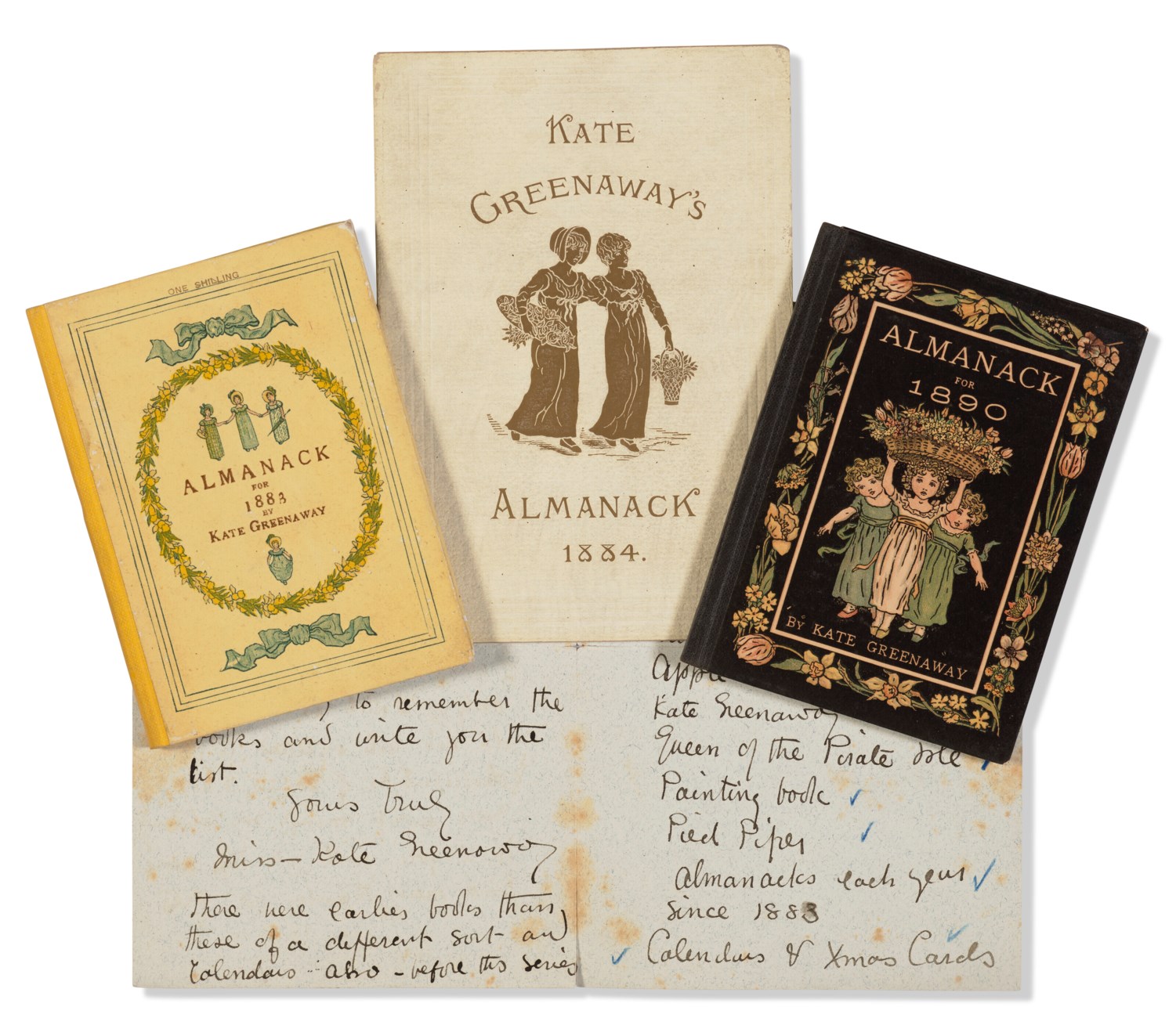 Complete set of almanacs, Kate Greenaway, 1883-1897 | Christie's