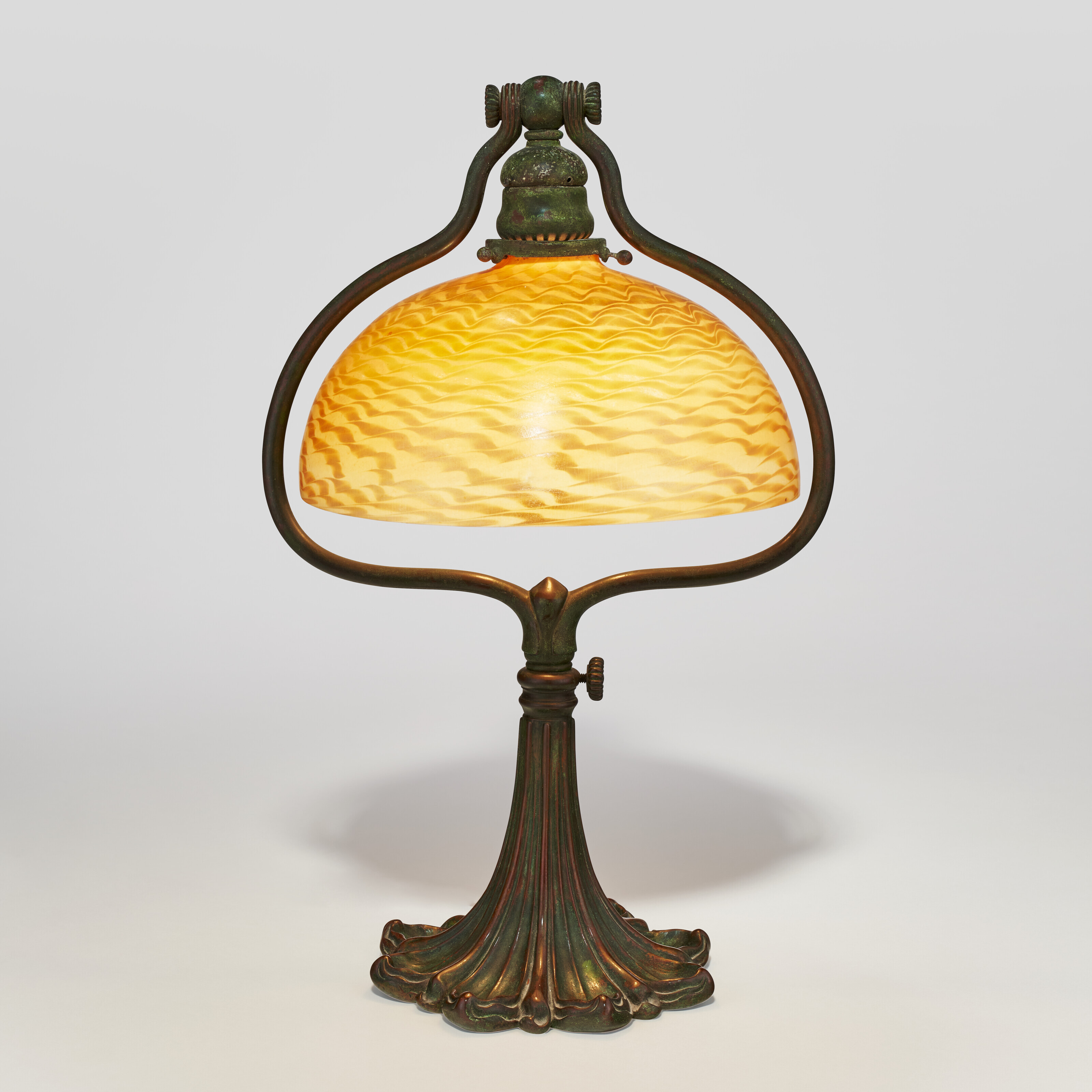 TIFFANY STUDIOS, 'Harp' Desk Lamp, circa 1910 | Christie’s