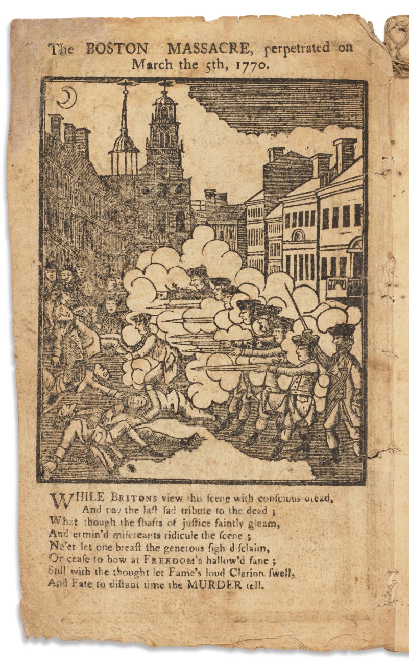 The Boston Massacre, Paul Revere, 1771 | Christie's