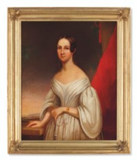 POSSIBLY THOMAS SULLY (1783-1872), TWO PORTRAITS: ANN SNOWDEN LEIPER ...