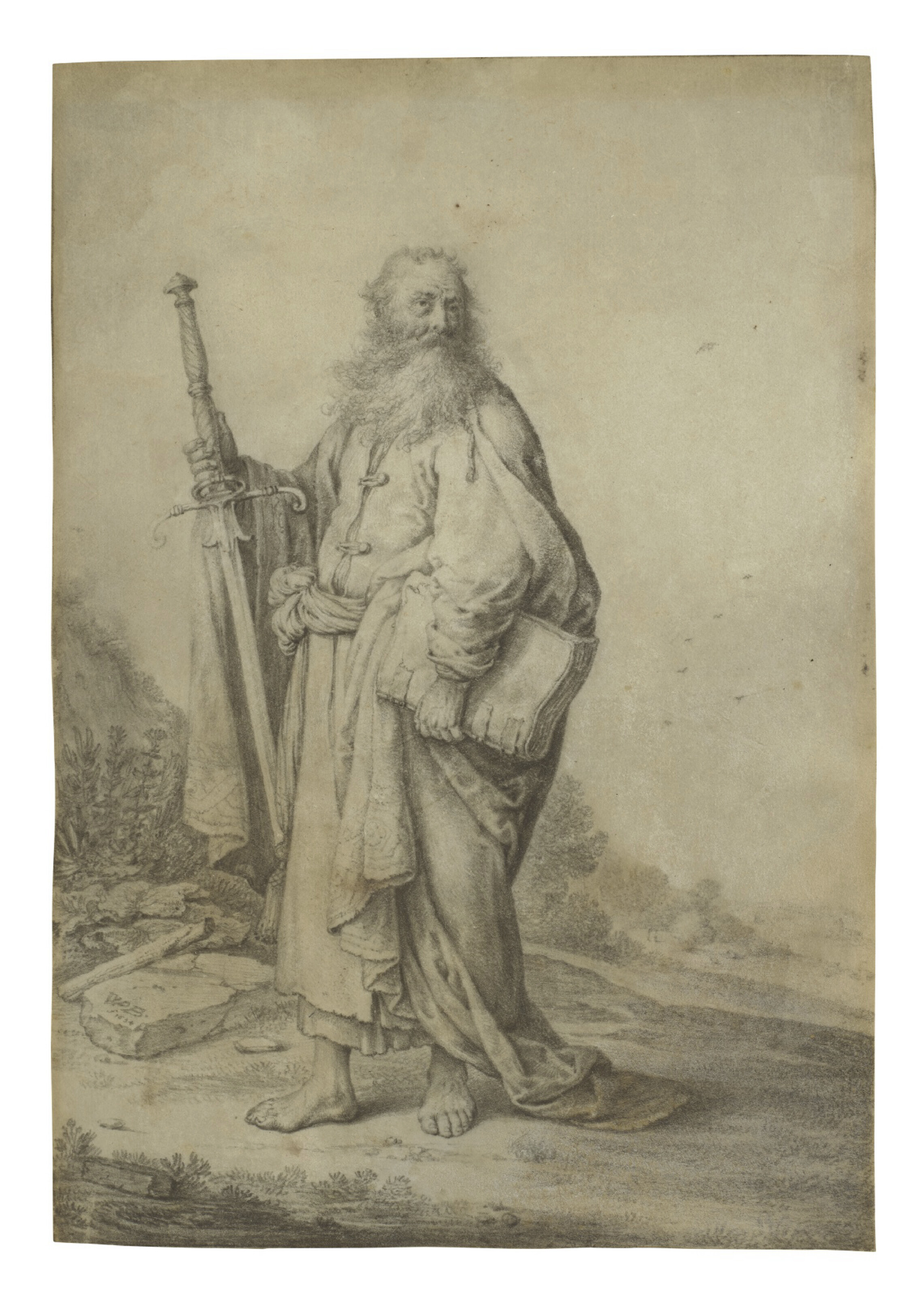 PIETER CORNELISZ. VERBEECK (Haarlem 1610/1615-1652/1654), Saint Paul ...
