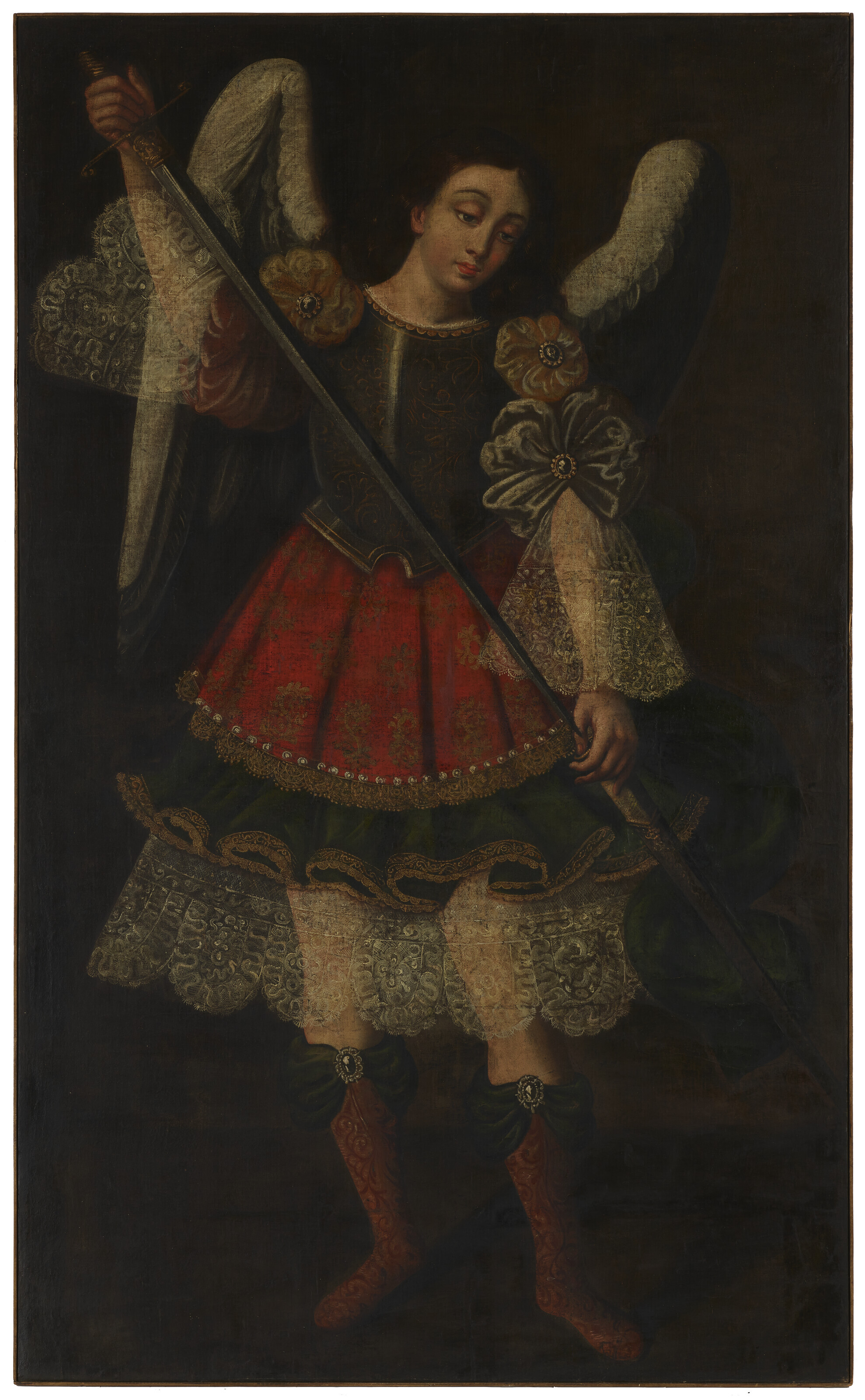 Anonymous (Andean, 18th century), Angel arcabucero | Christie’s