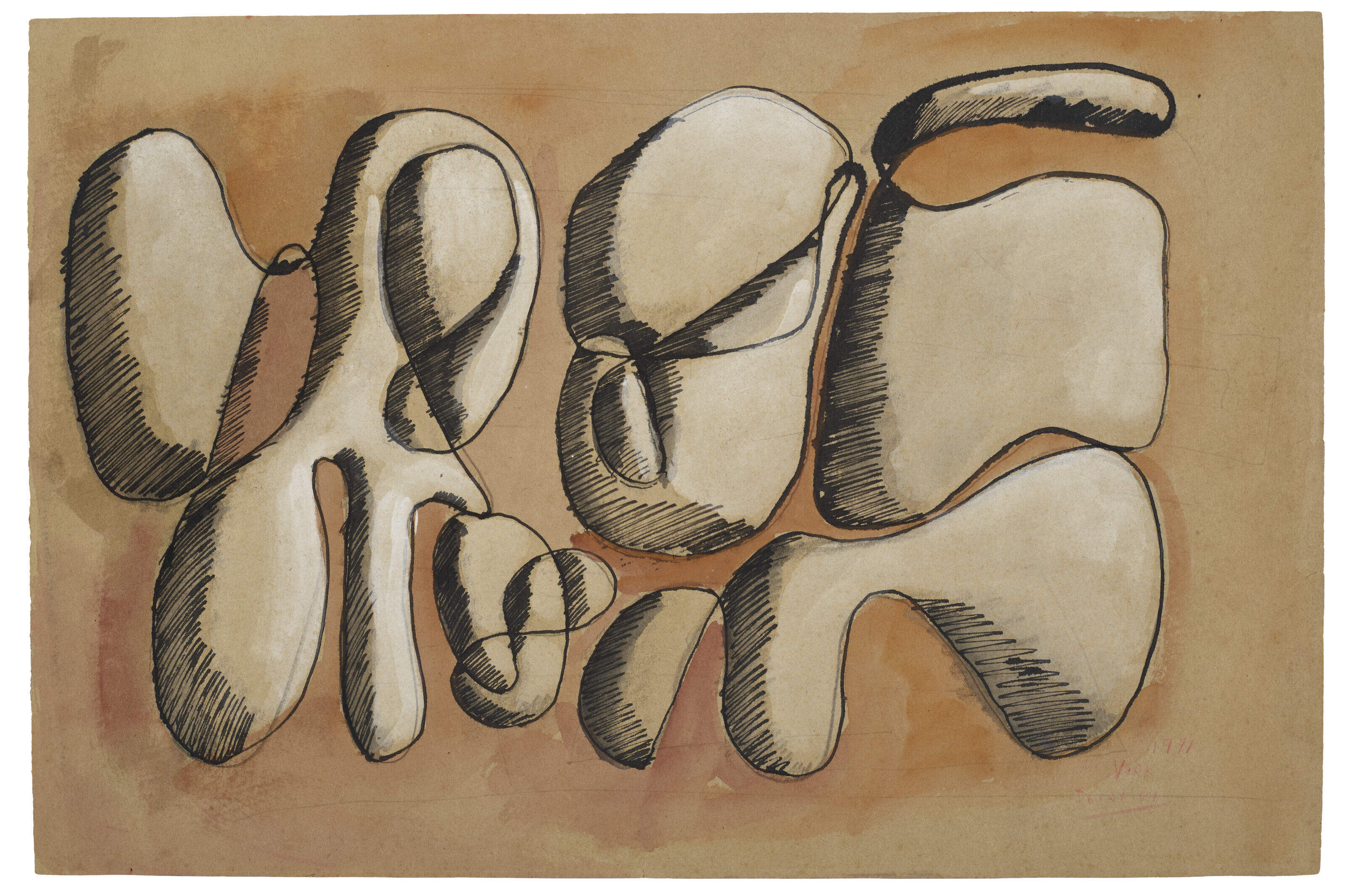 José Gurvich (1927-1974), Forms (New York Composition IV) | Christie’s