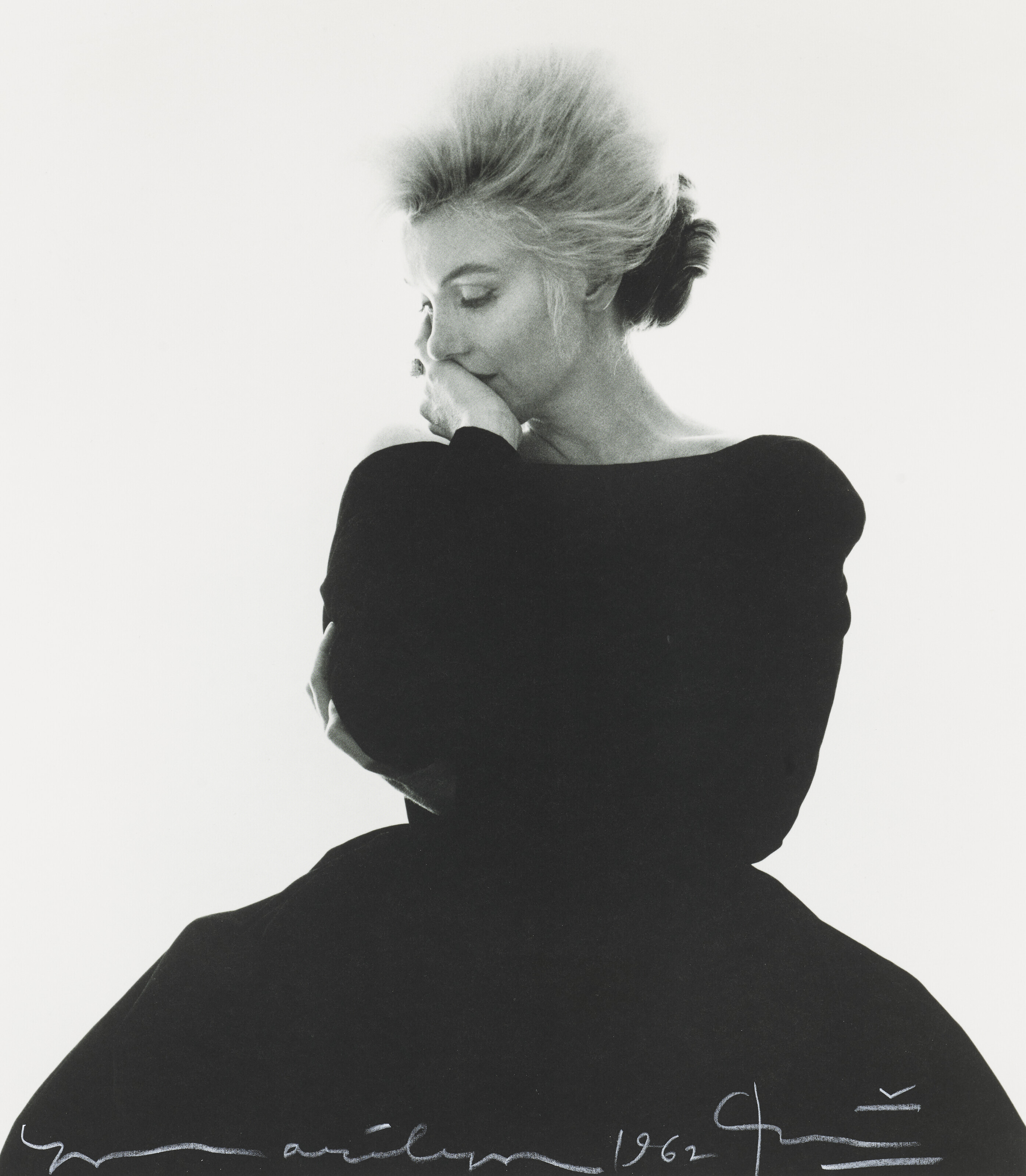BERT STERN (1929–2013), Marilyn in Black Dior Dress, 1962 | Christie’s
