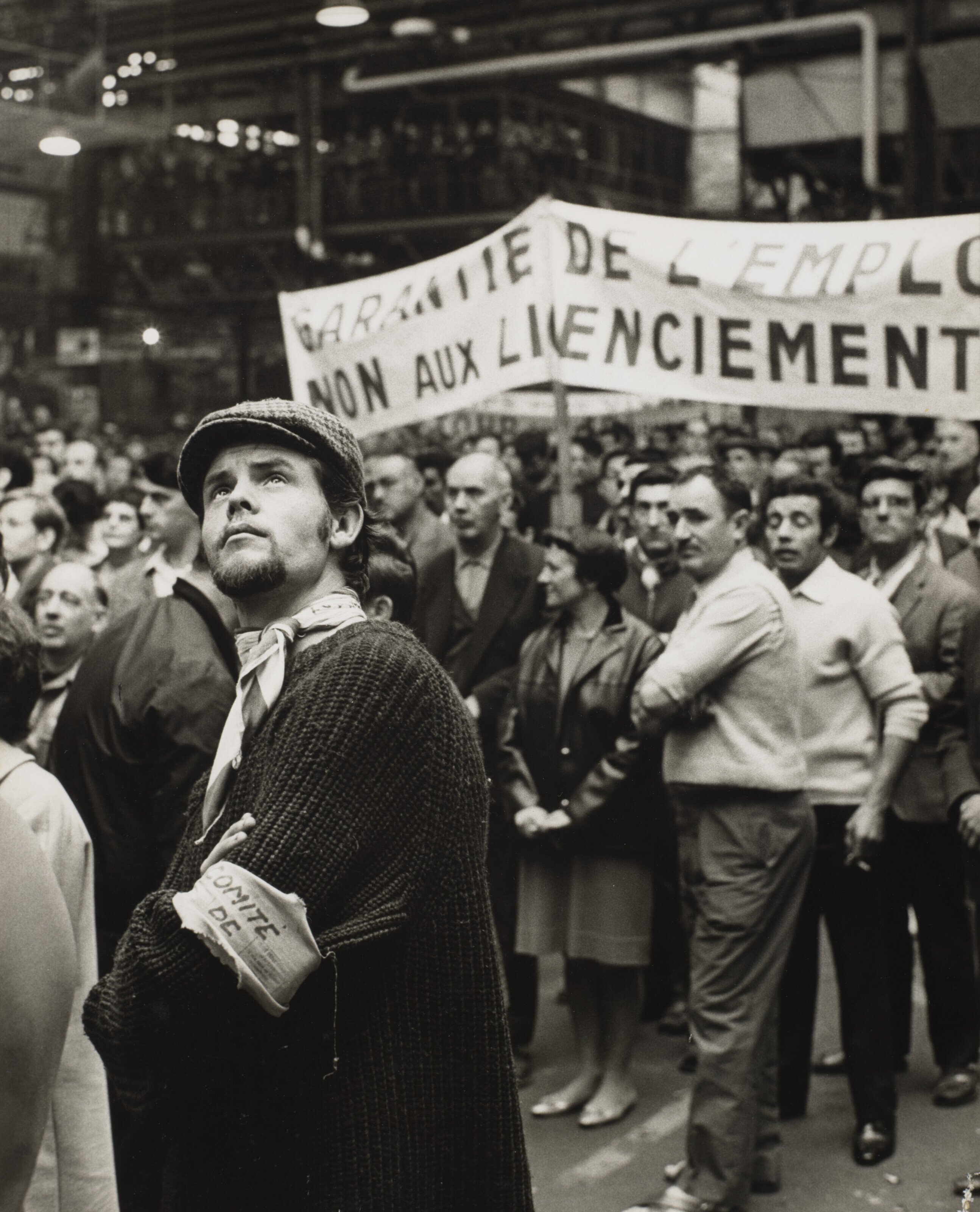 MARTINE FRANCK (1938–2012), Manifestation d'ouvriers, Paris, 1968 ...