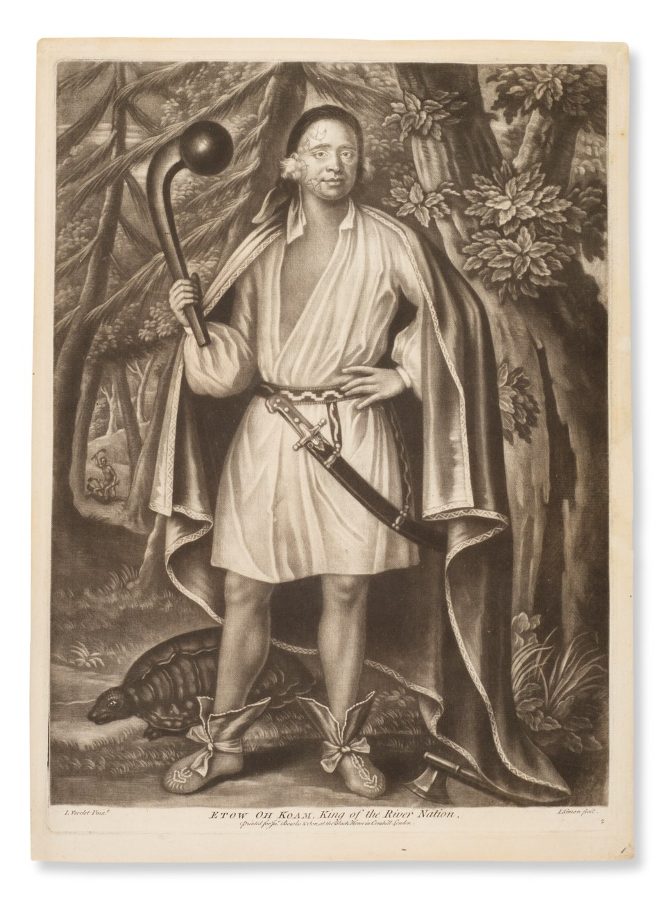 [Four Indian Kings of Canada], JOHN SIMON AFTER JOHN VERELST, C.1755 ...