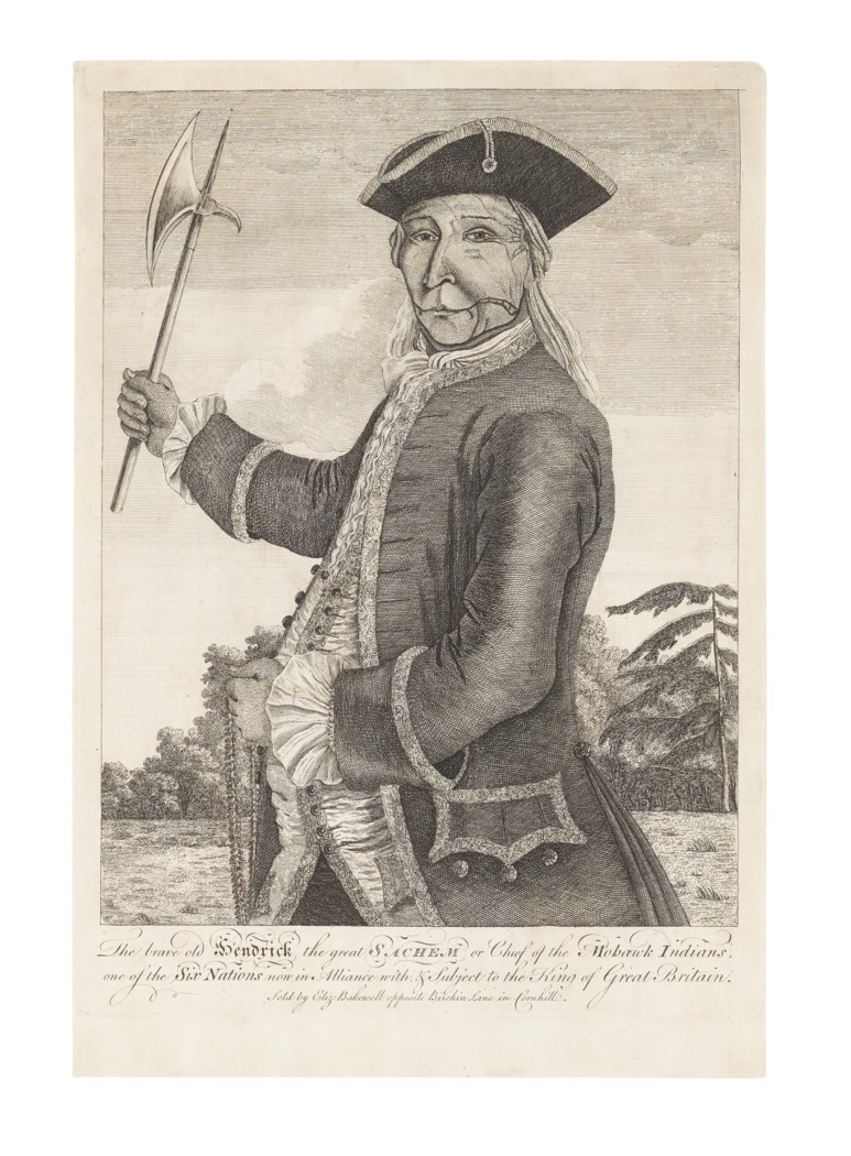 Hendrik Theyanoguin, ELIZABETH BAKEWELL, 1755 | Christie's