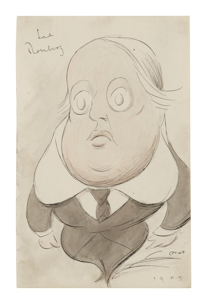 Lord Rosebery, Max Beerbohm, 1903 | Christie's