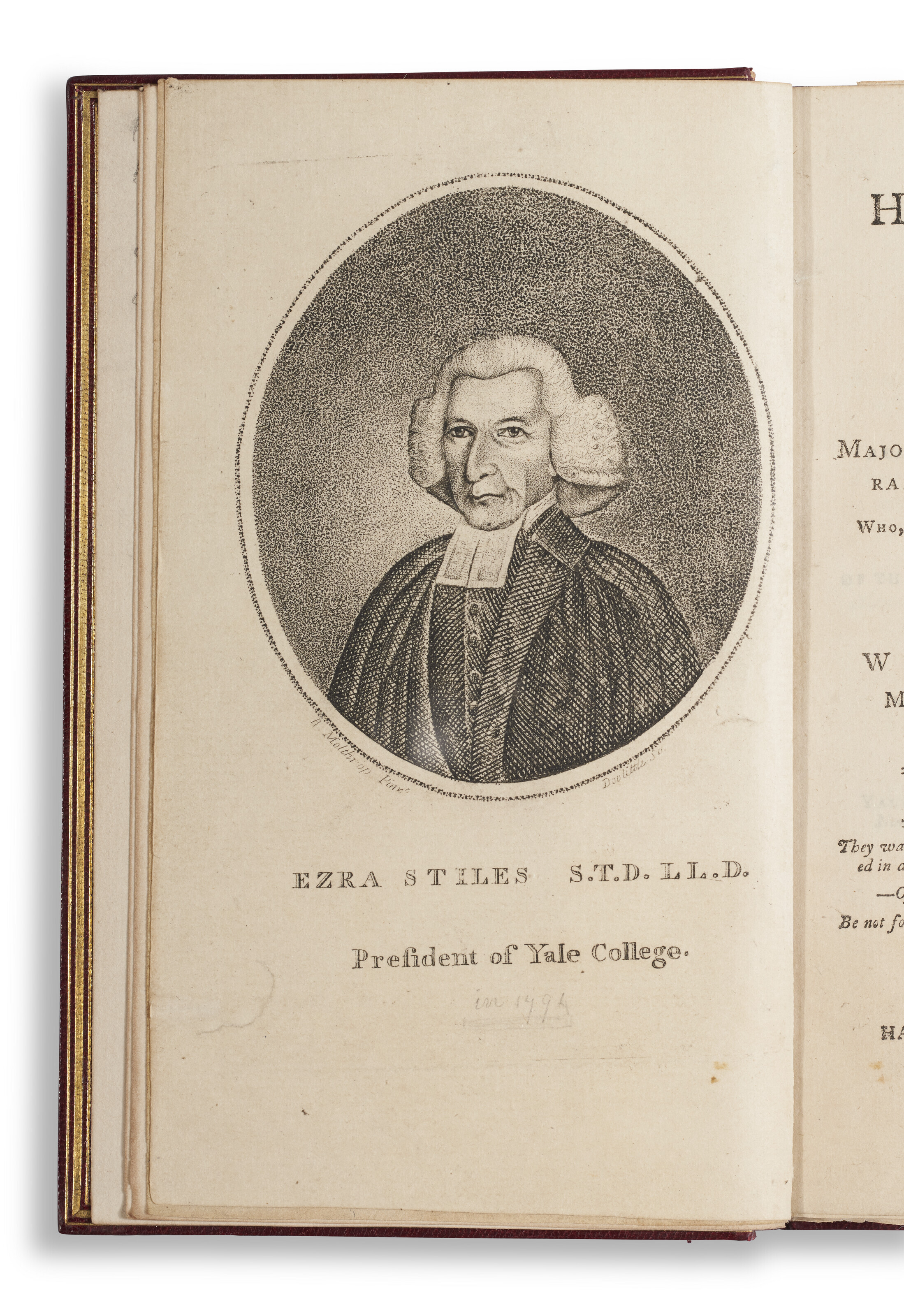 Connecticut history, Ezra Stiles, et al., 1761-1794 | Christie’s