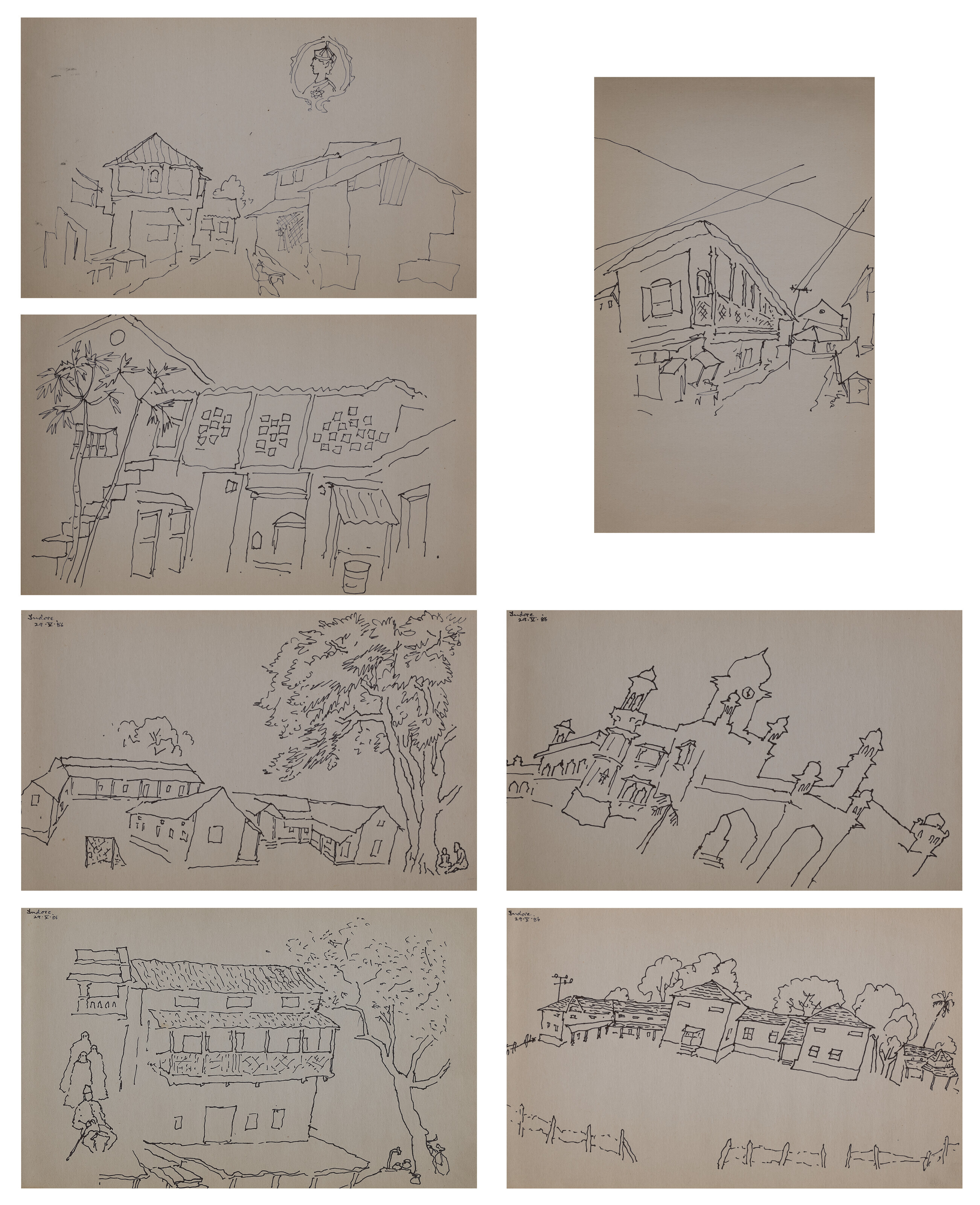 MAQBOOL FIDA HUSAIN (1913-2011), Untitled (Indore Sketchbook) | Christie’s