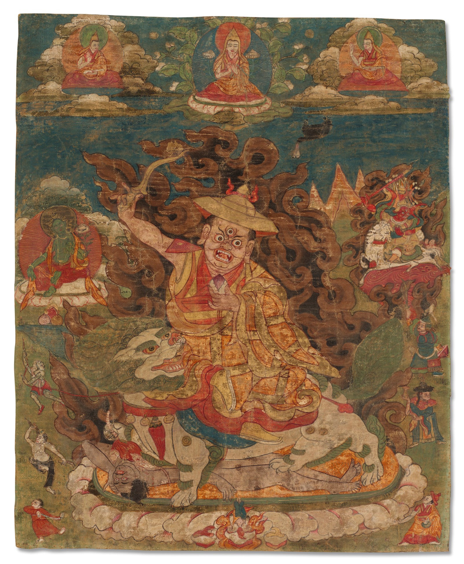 A PAINTING OF DORJE SHUGDEN, TIBET, 18TH-19TH CENTURY | Christie's