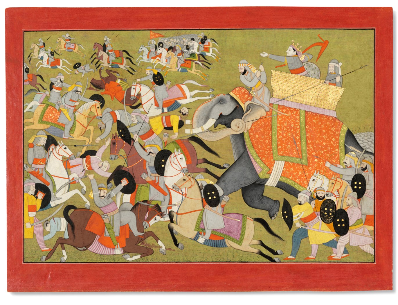AN ILLUSTRATION TO A RUKMINI HARAN SERIES: BALARAMA BATTLES THE ARMIES ...