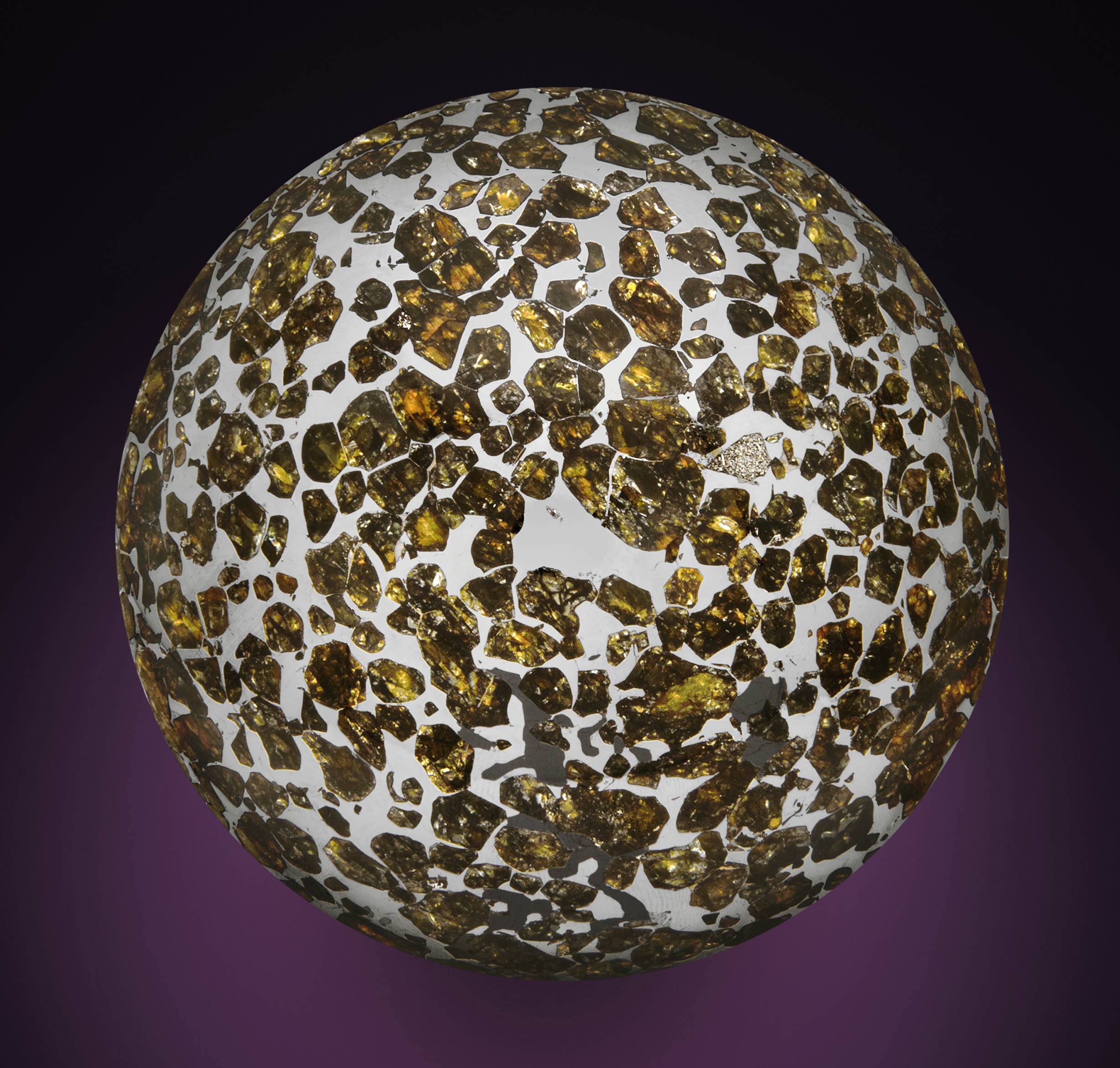 LARGE EXTRATERRESTRIAL CRYSTAL BALL — SEYMCHAN METEORITE SPHERE ...