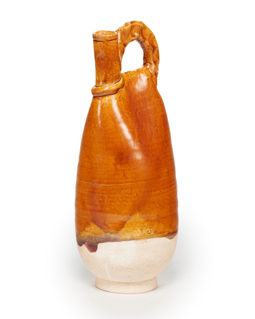 AN AMBER-GLAZED POTTERY FLASK, LIAO DYNASTY (AD 907-1125) | Christie's