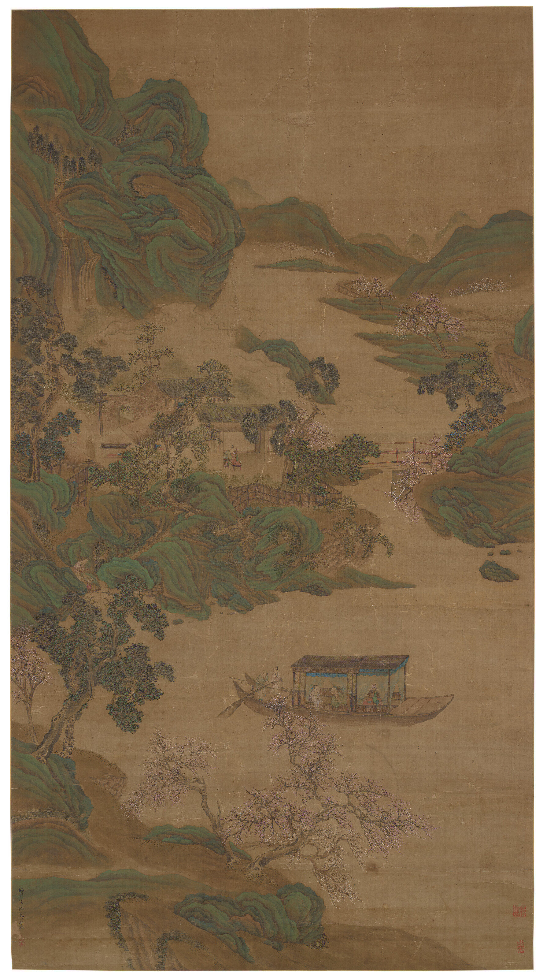 WITH SIGNATURE OF QIU YING (18-19TH CENTURY), Appreciating the ...