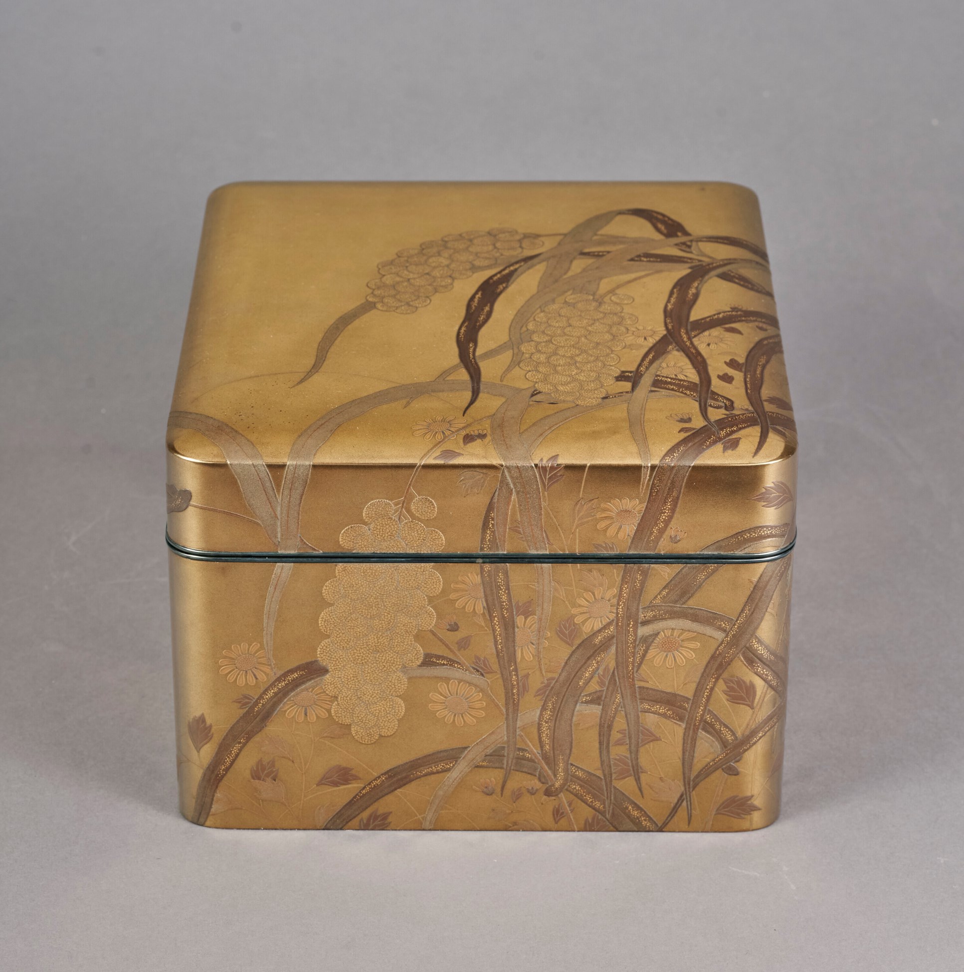 A LACQUER BOX AND COVER, MEIJI-TAISHO PERIOD (EARLY 20TH CENTURY ...
