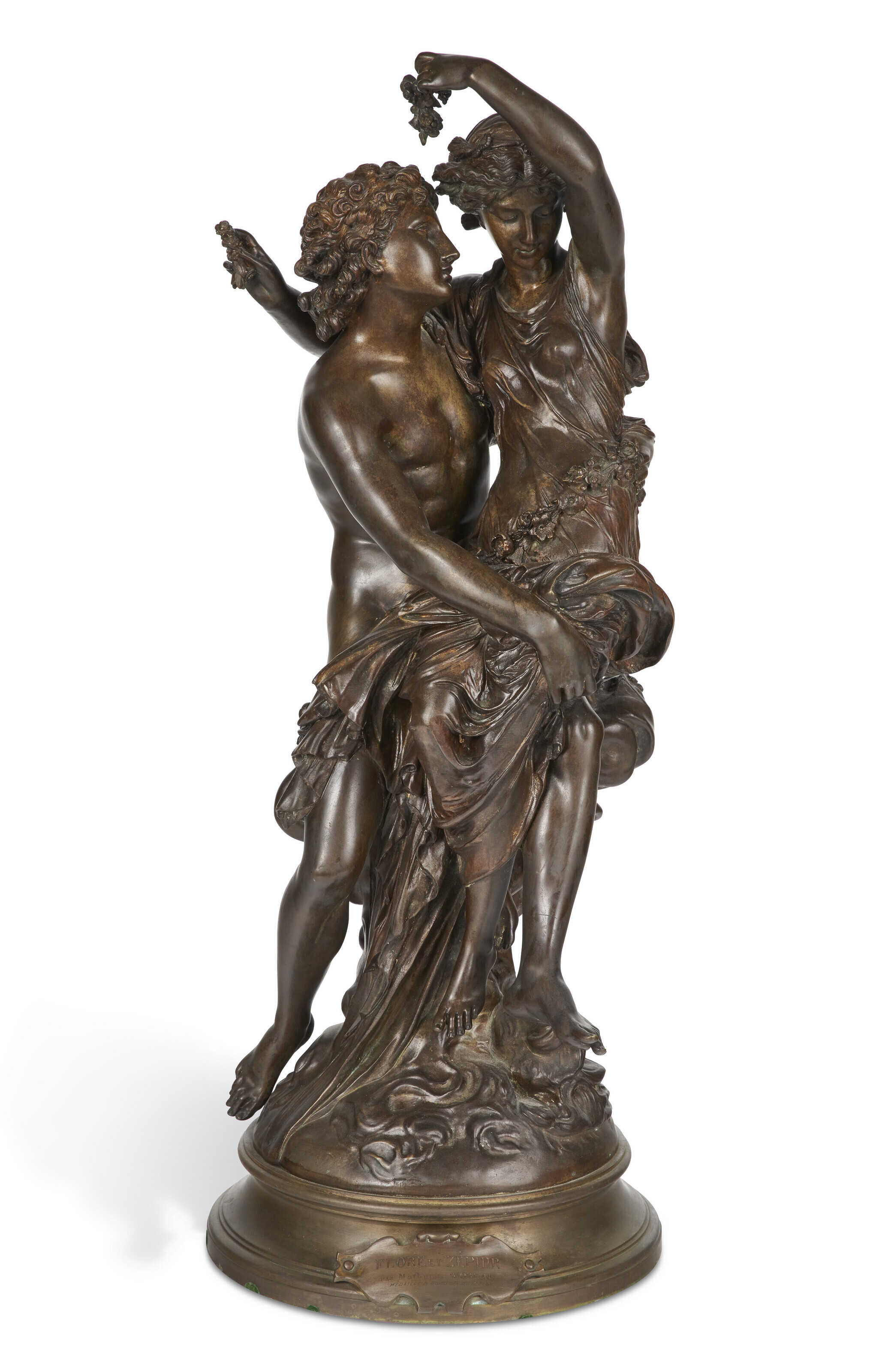 MATHURIN MOREAU (FRENCH, 1822-1912), Flore et Zephyr | Christie’s