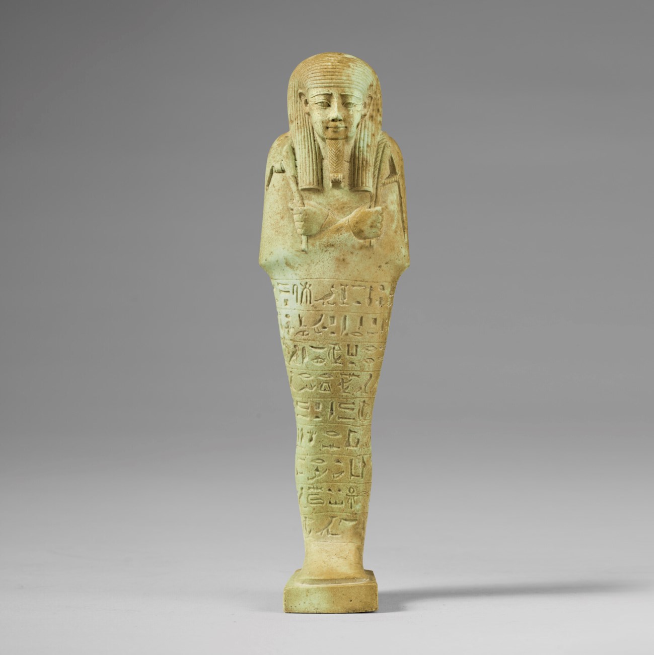 AN EGYPTIAN FAIENCE SHABTI FOR NEFERIBRE-SANEITH, LATE PERIOD, 26TH ...