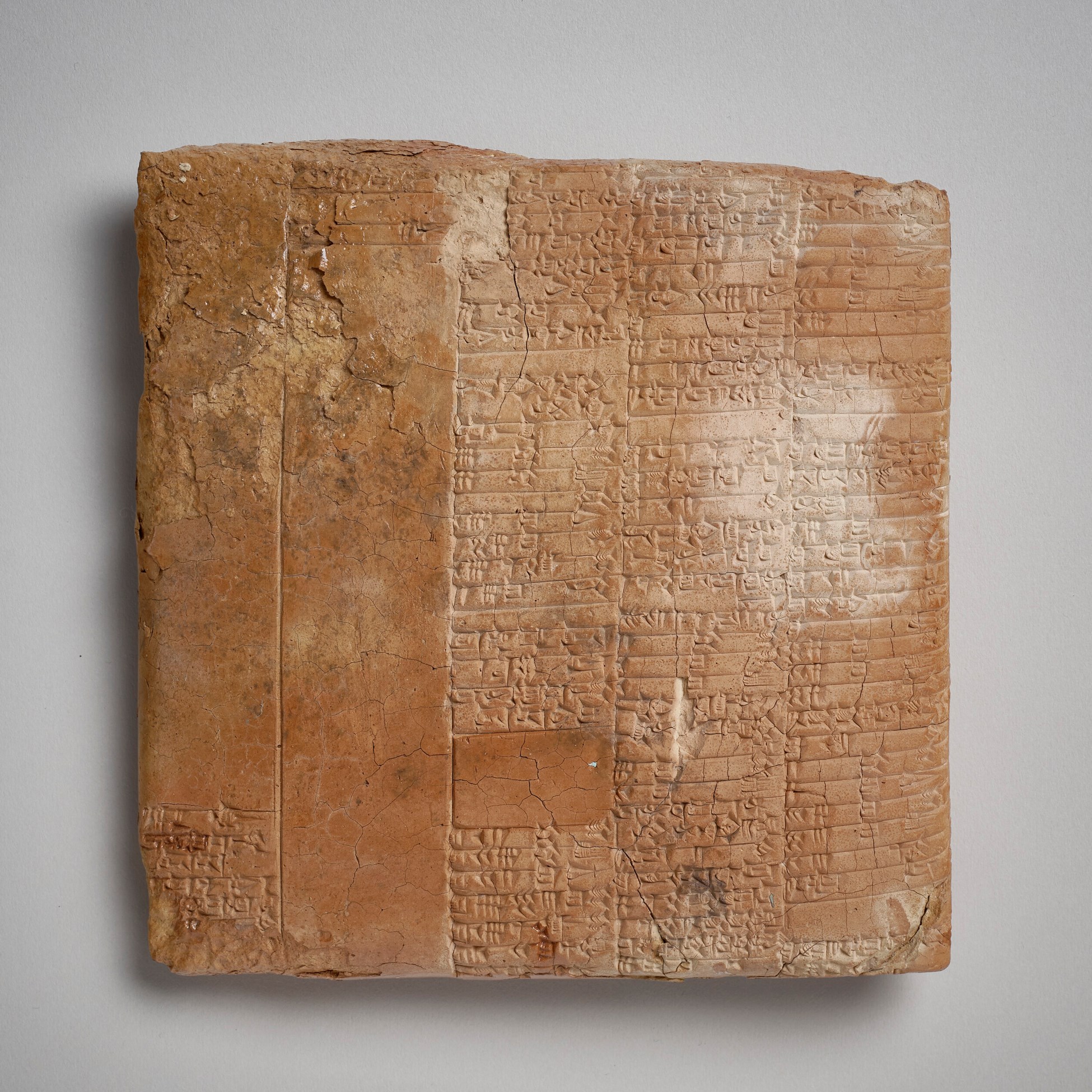 A SUMERIAN CLAY CUNEIFORM TABLET, PUZRIŠ-DAGAN, THIRD DYNASTY OF UR ...