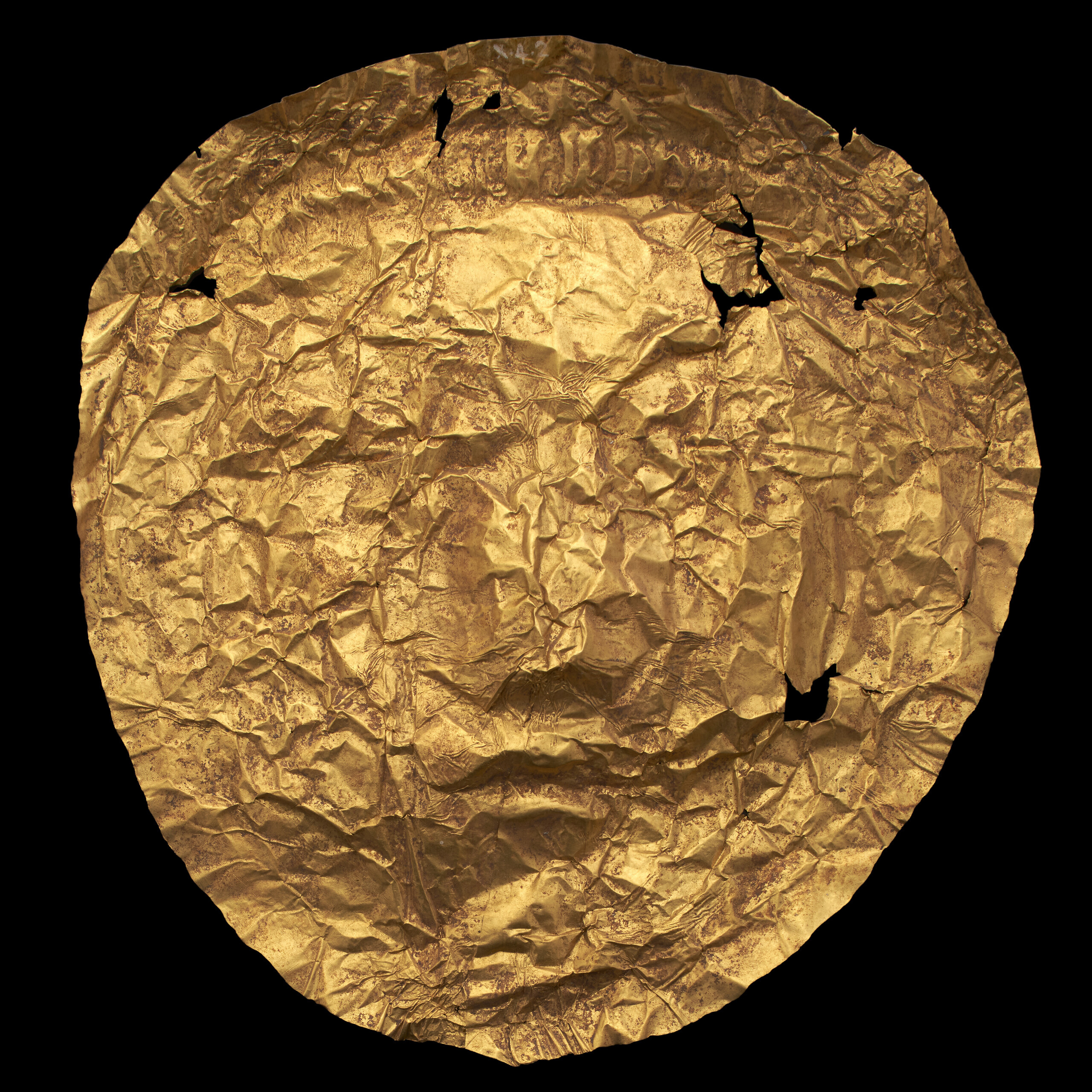 A GREEK GOLD MASK, ARCHAIC PERIOD, CIRCA 6TH CENTURY B.C. | Christie's