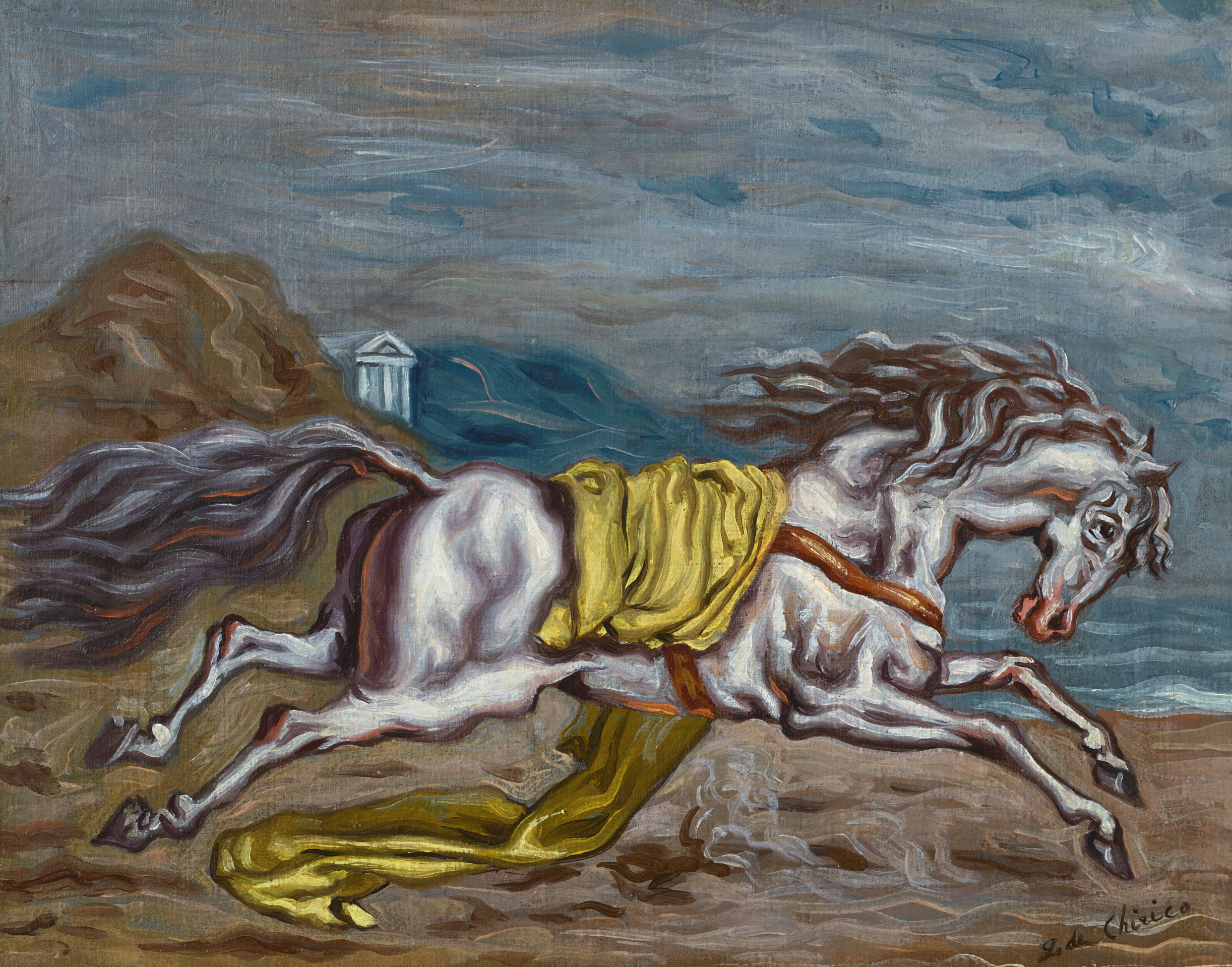 GIORGIO DE CHIRICO (1888-1978), Cavallo fuggente | Christie's