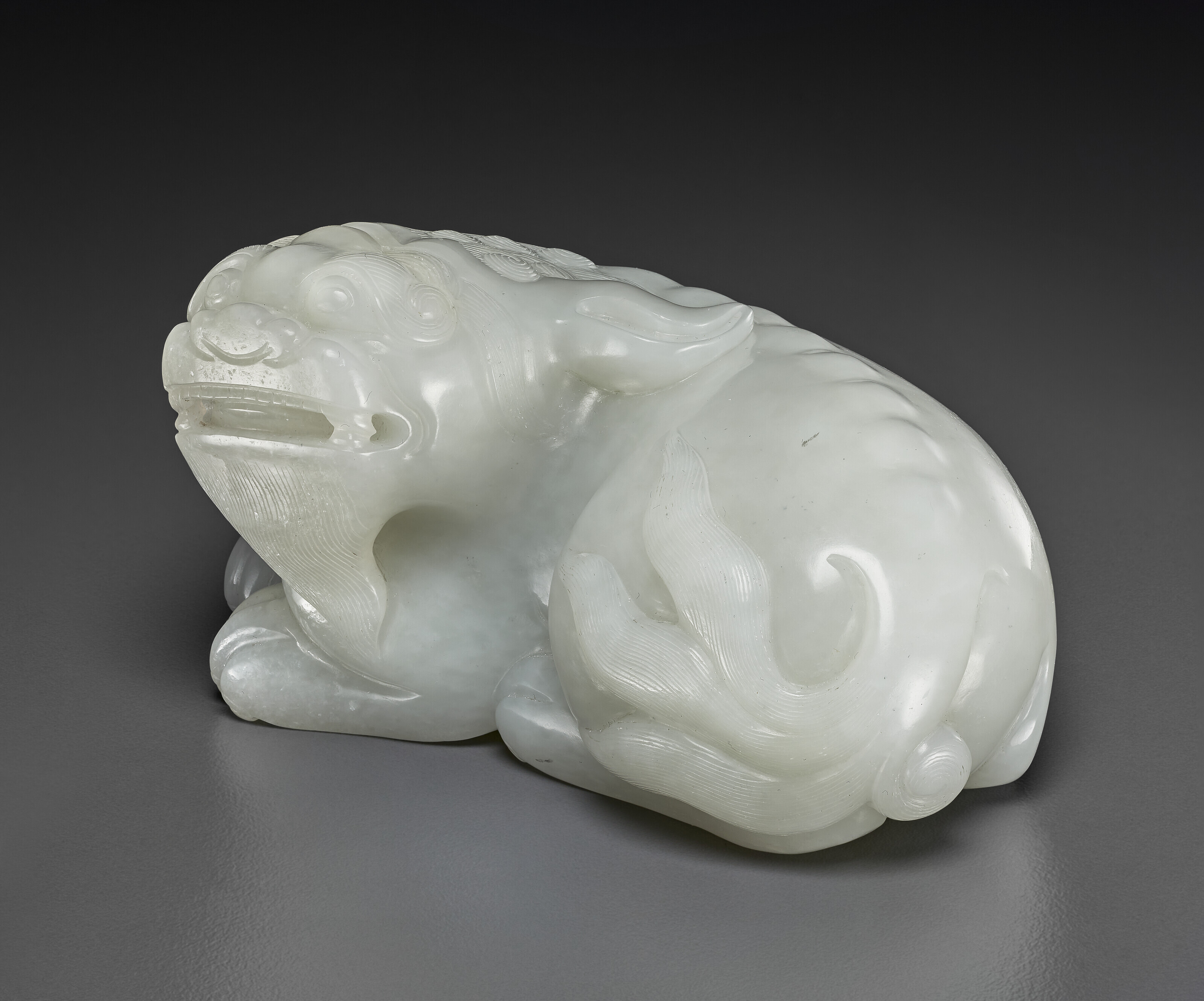 A WHITE JADE FIGURE OF A DUCK, 18TH CENTURY | Christie's