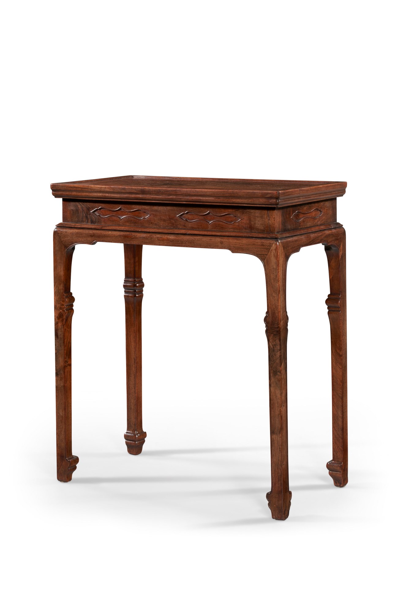 A VERY RARE RECTANGULAR HUANGHUALI INCENSE TABLE, 16TH-17TH CENTURY ...