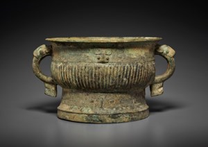 A BRONZE RITUAL FOOD VESSEL, GUI, EARLY WESTERN ZHOU DYNASTY, 11TH-10TH ...