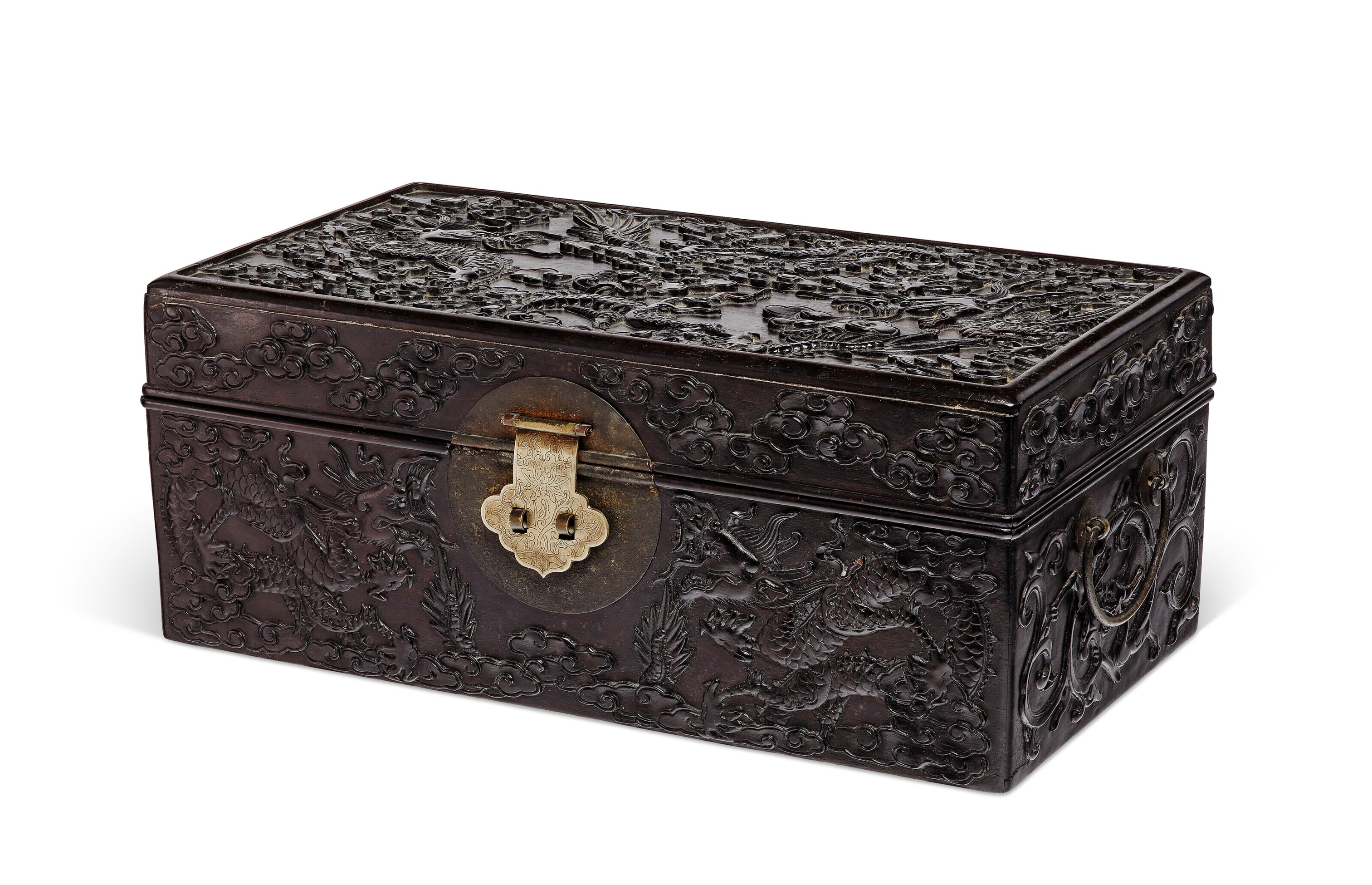 A FINELY CARVED ZITAN DOCUMENT BOX, 18TH-19TH CENTURY | Christie's
