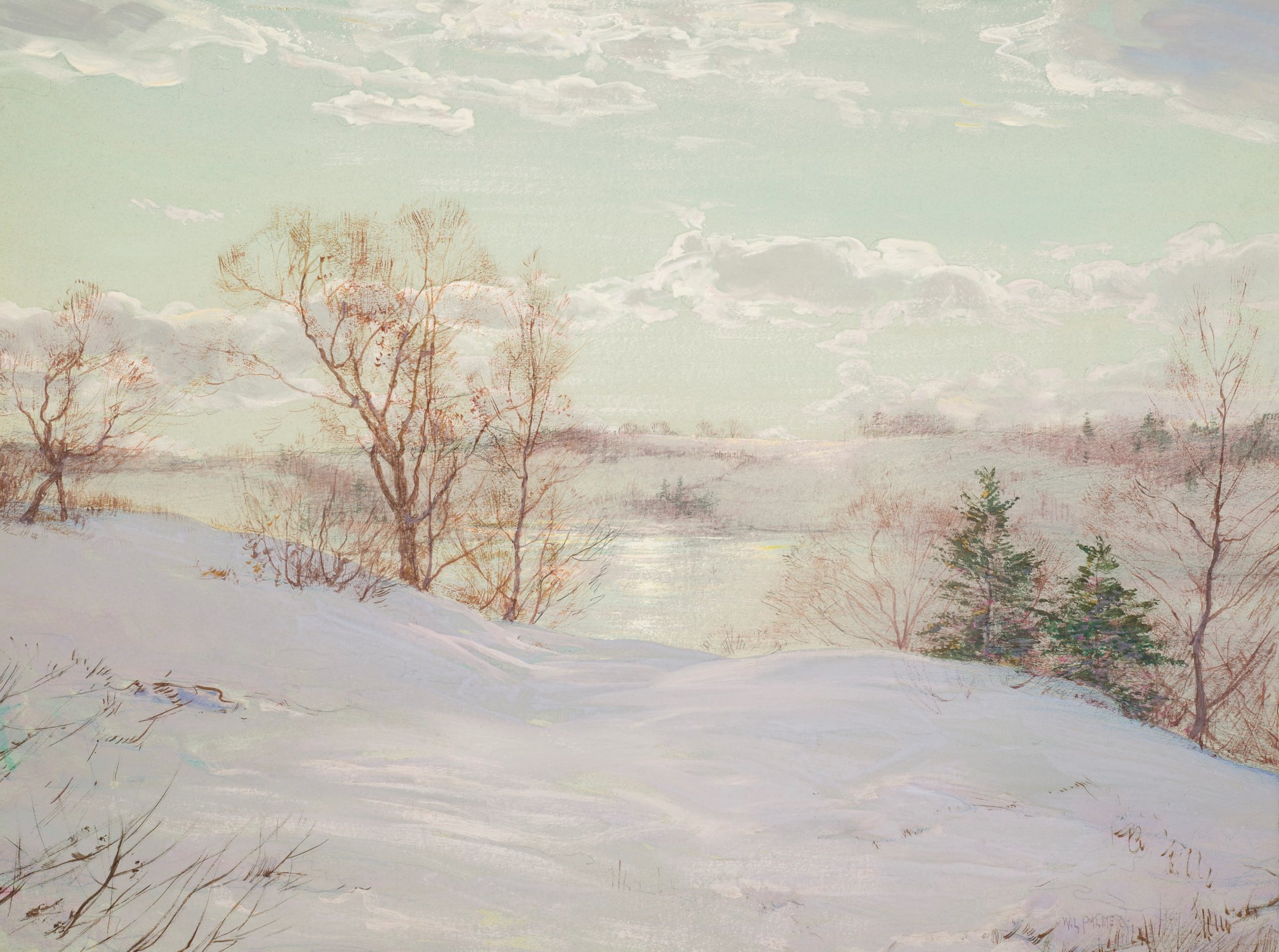 WALTER LAUNT PALMER (1854-1932), The Frozen Pond | Christie's